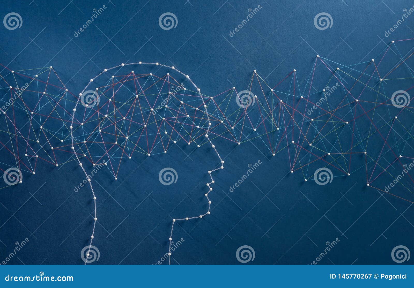 Brain waves concept stock image. Image of cyberspace - 145770267