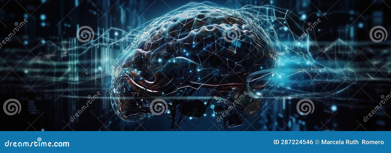 Brain Working, Innovation Concept. AI Generated Stock Illustration ...