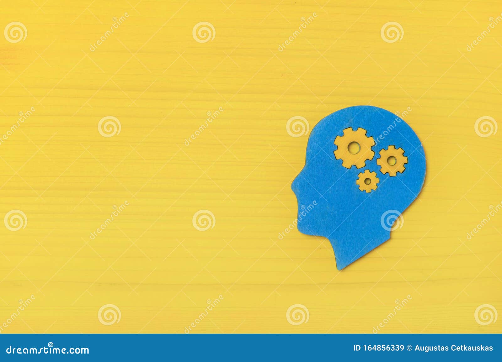 Brain Works Concept. Thinking, Creativity Concept Of The Human Head ...