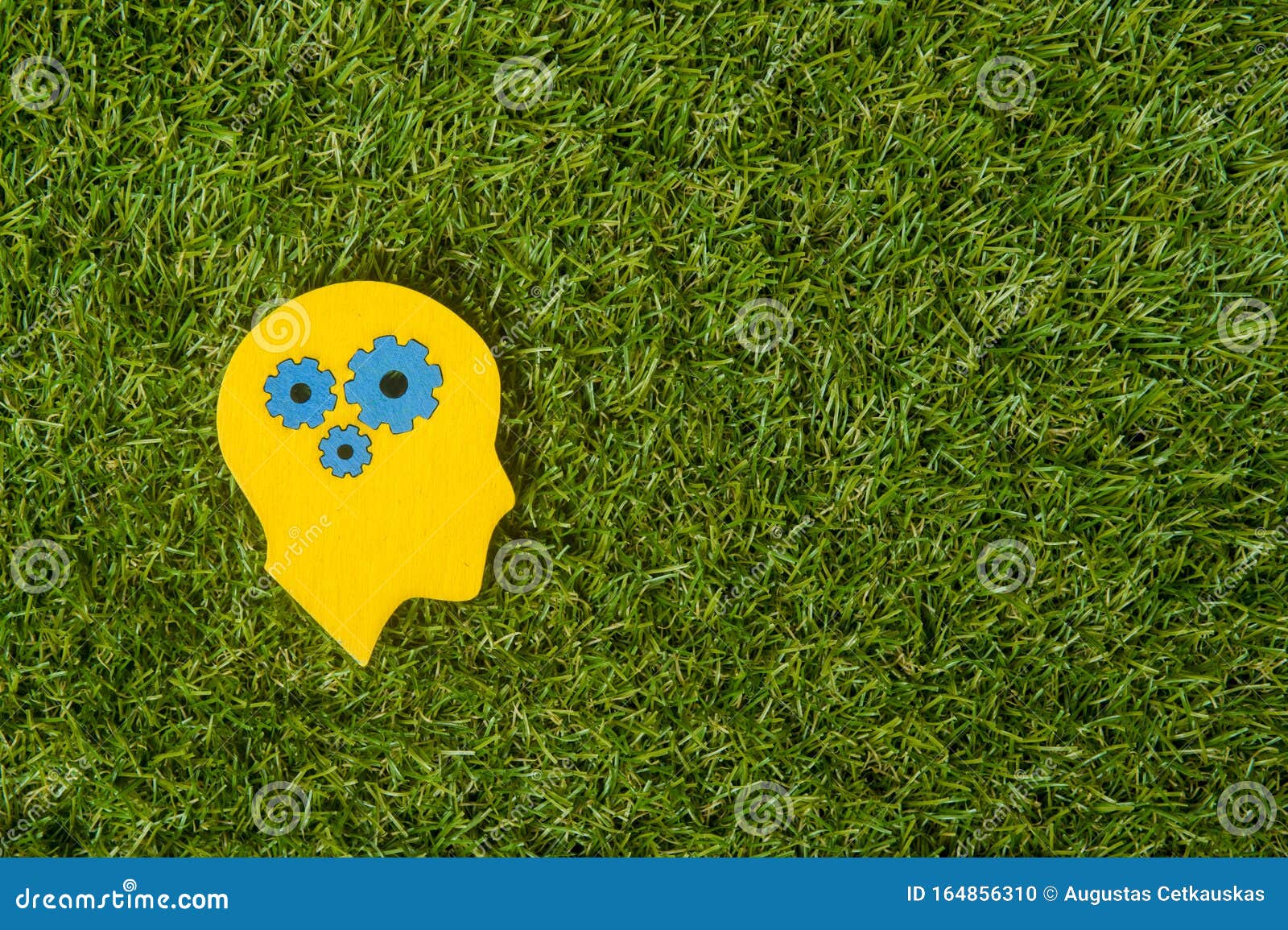 Brain Works Concept. Thinking, Creativity Concept Of The Human Head ...