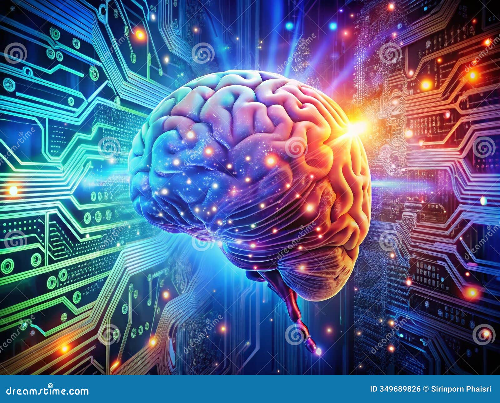 Neurotechnology Braincomputer Interface Stock Photography ...