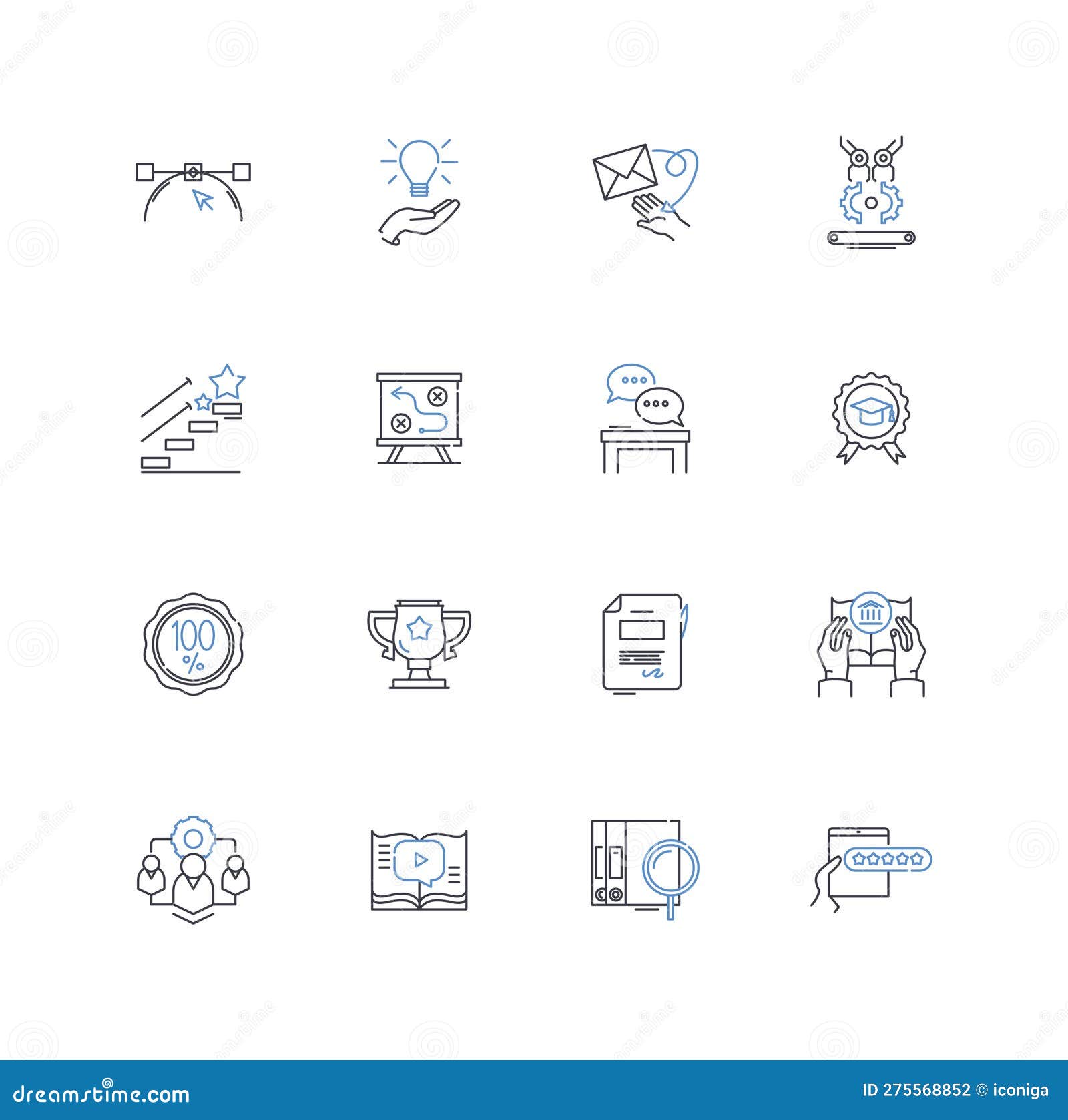 Brainpower Boost Line Icons Collection. Focus , Intelligence , Clarity ... Brainpower Boost Line Icons Collection. Focus , Intelligence , Clarity ...