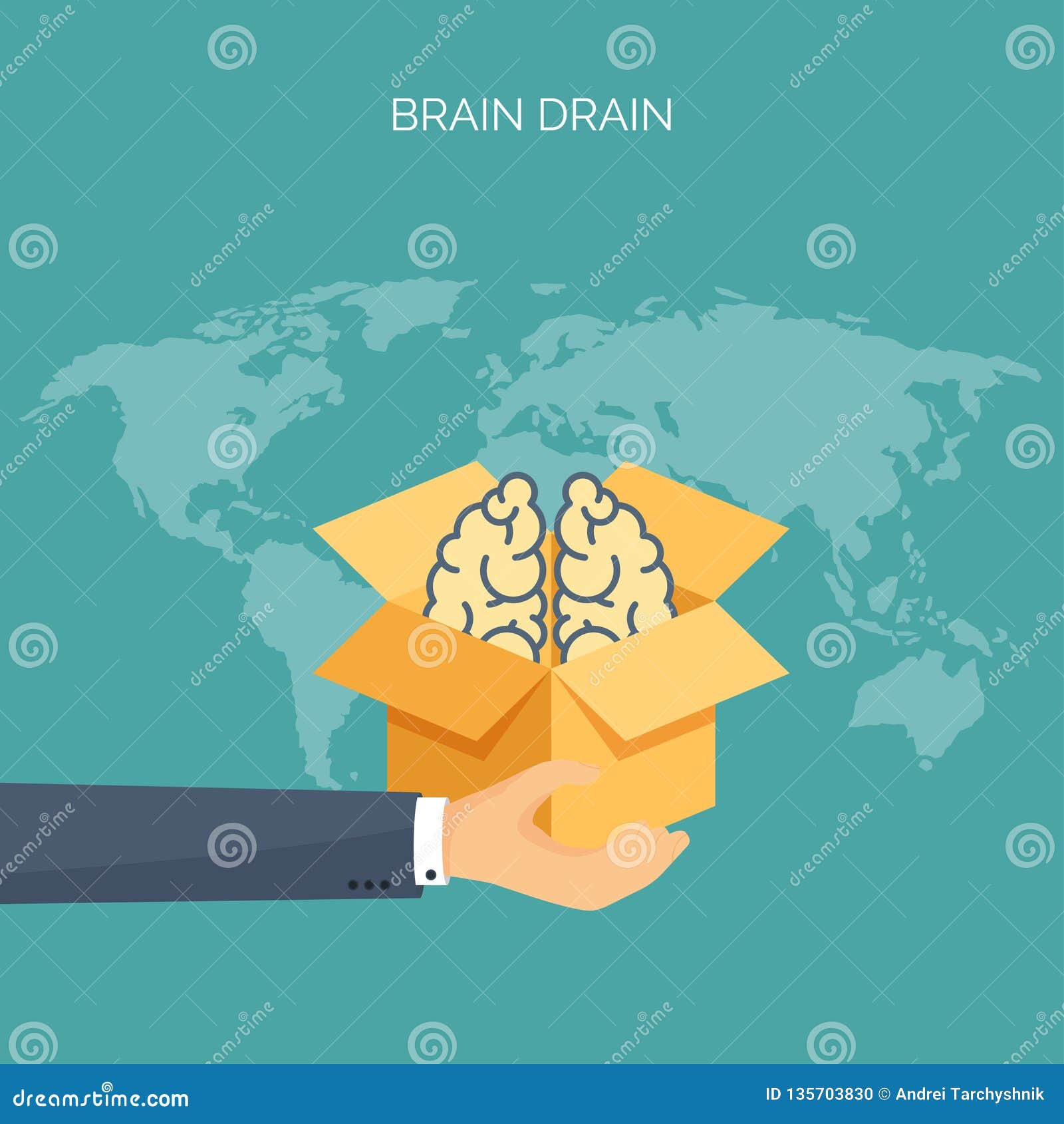 Brains, Academic Cap. Brain Drain. Study Creative Process. Power of ...