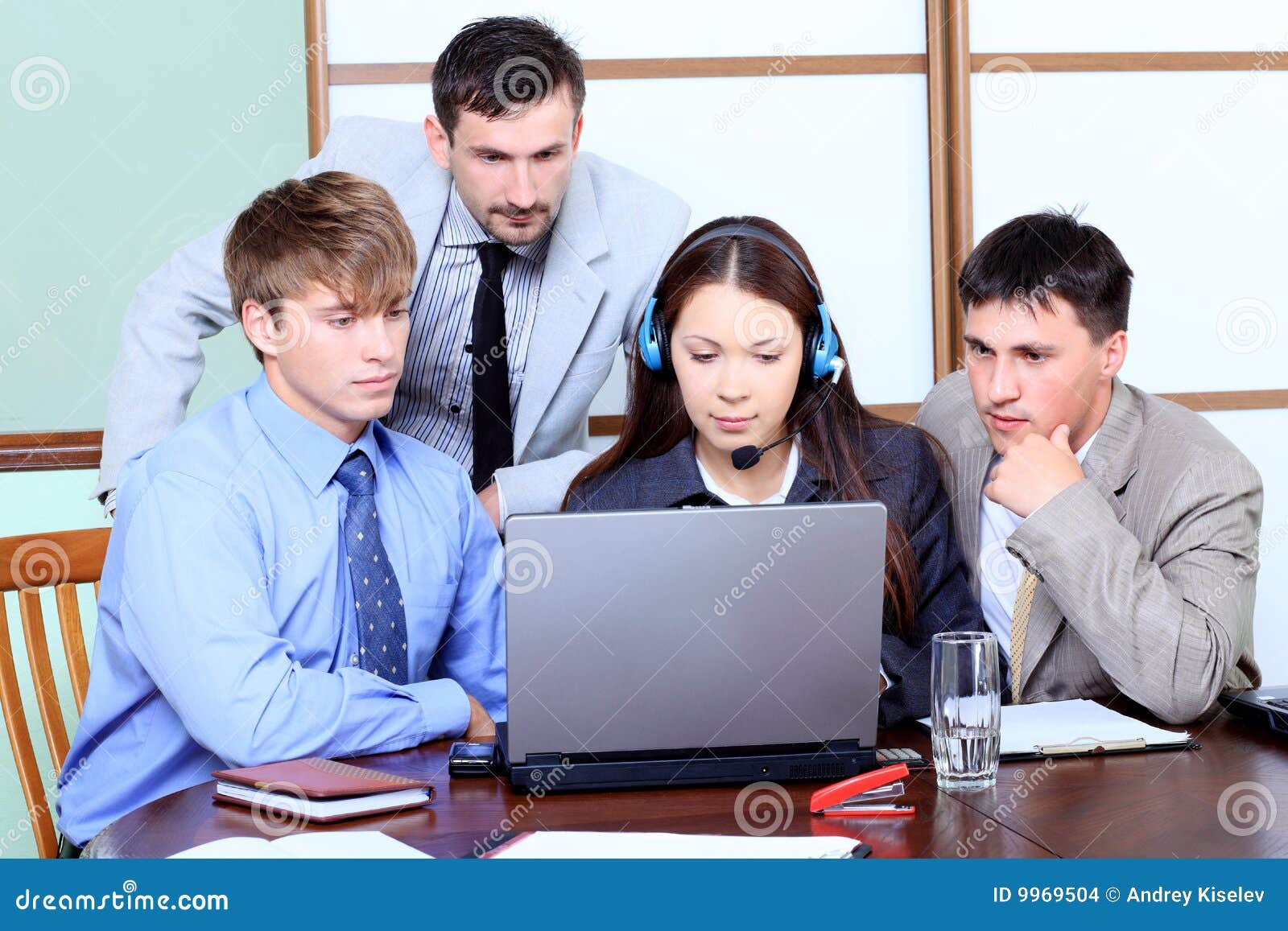 Brainstorm stock photo. Image of laptop, computer, council - 9969504