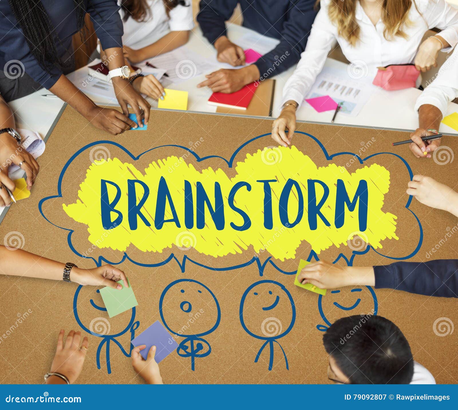 Brainstorm Business Work Discussion Concept Stock Image - Image of ...