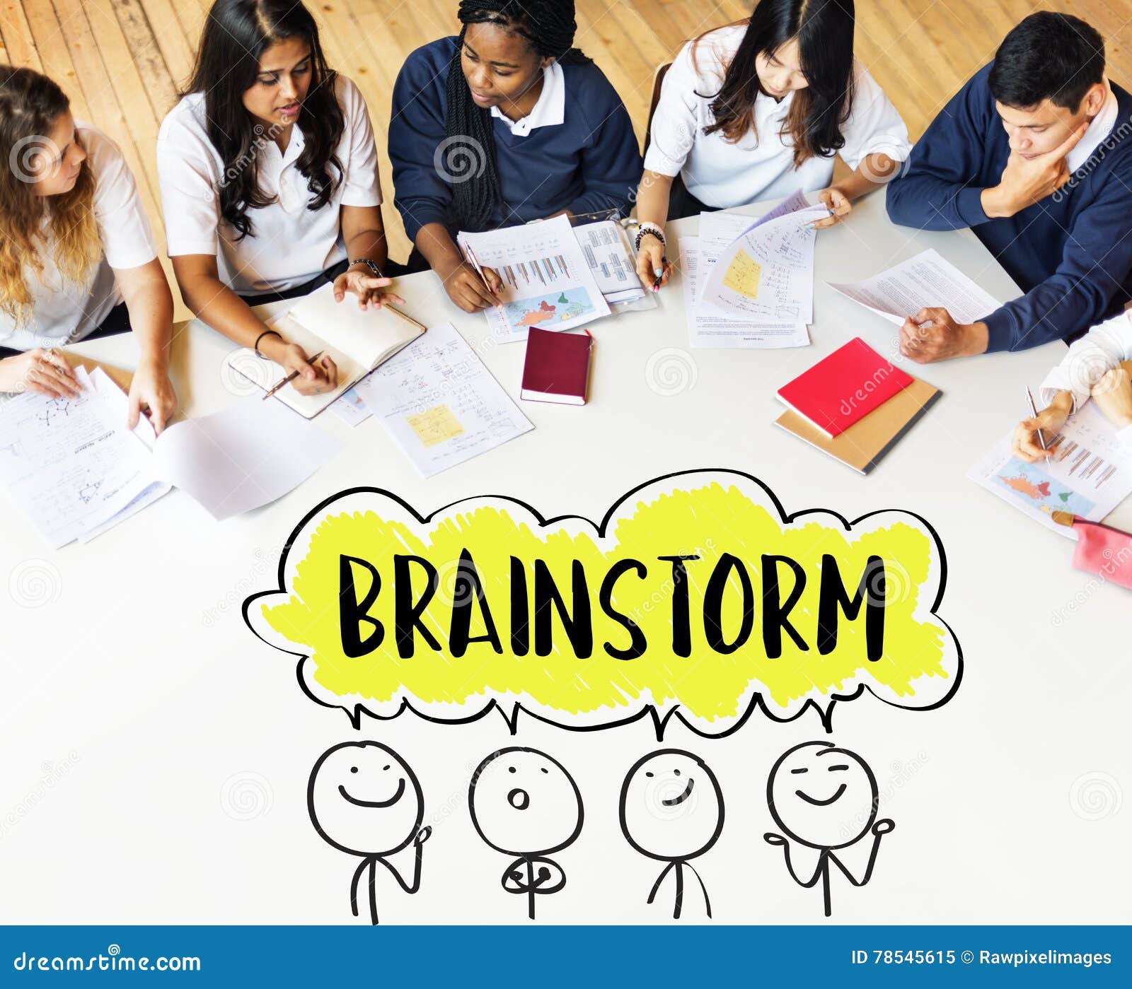 Brainstorm Business Work Discussion Concept Stock Image - Image of ...