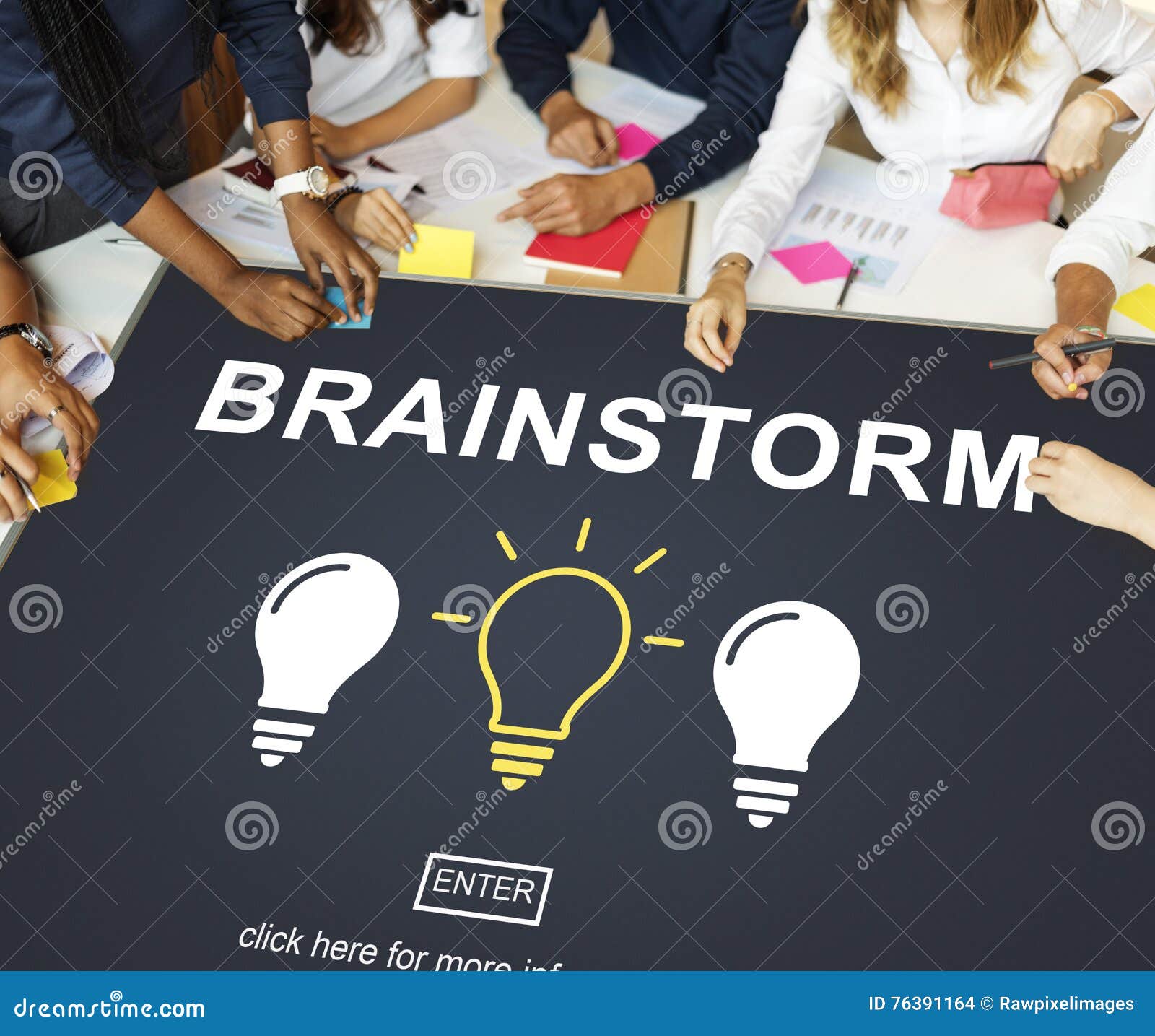 Brainstorm Creative Ideas Discussion Thinking Concept Stock Photo ...