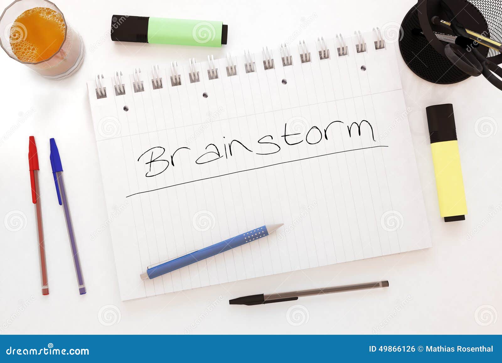 Brainstorm stock photo. Image of motivation, professional - 49866126