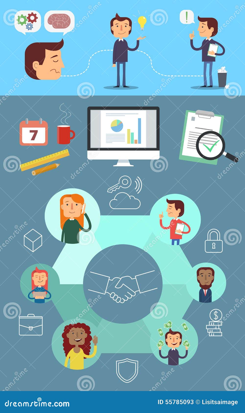 Realization Cartoons, Illustrations & Vector Stock Images - 9466 ...