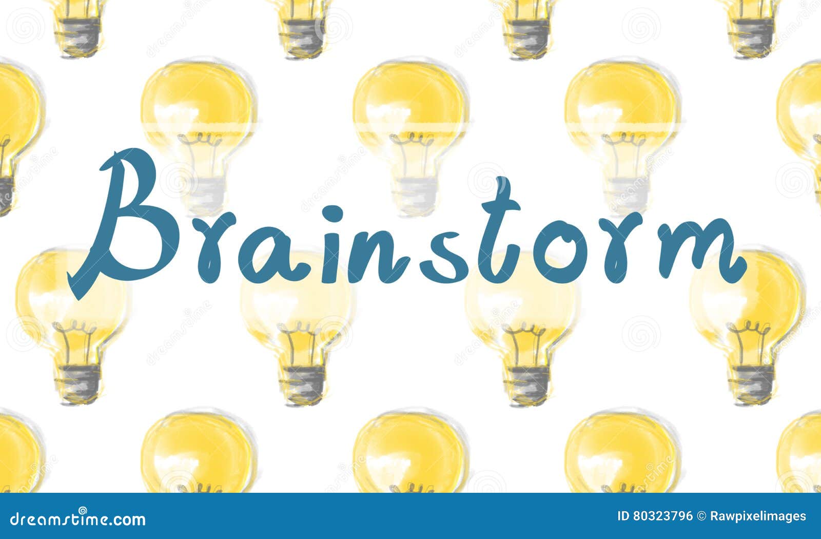 Brainstorm Ideas Plan Strategy Innovation Concept Stock Illustration ...