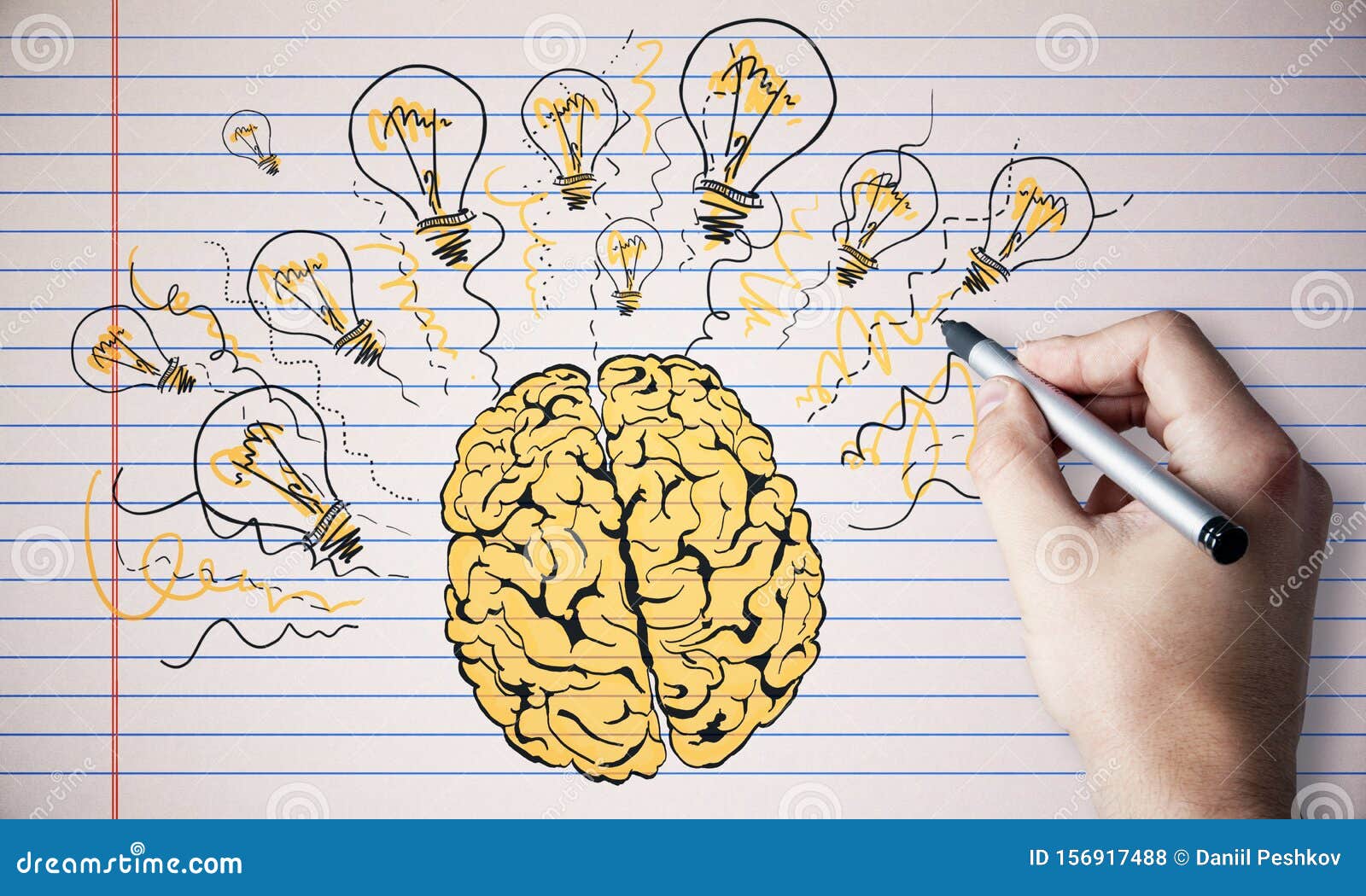 Brainstorm and Innovation Wallpaper Stock Photo - Image of light, bulb ...