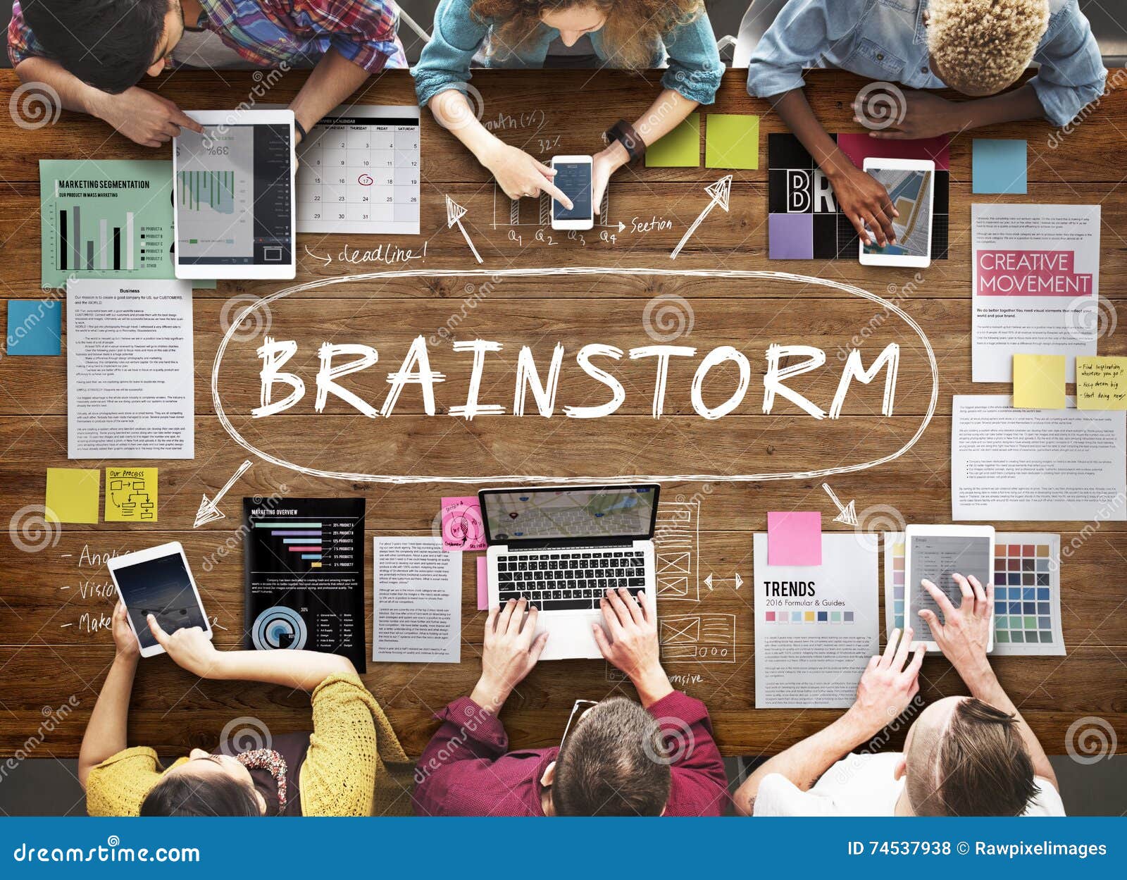 Brainstorm Inspiration Ideas Analysis Concept Stock Photo - Image of ...