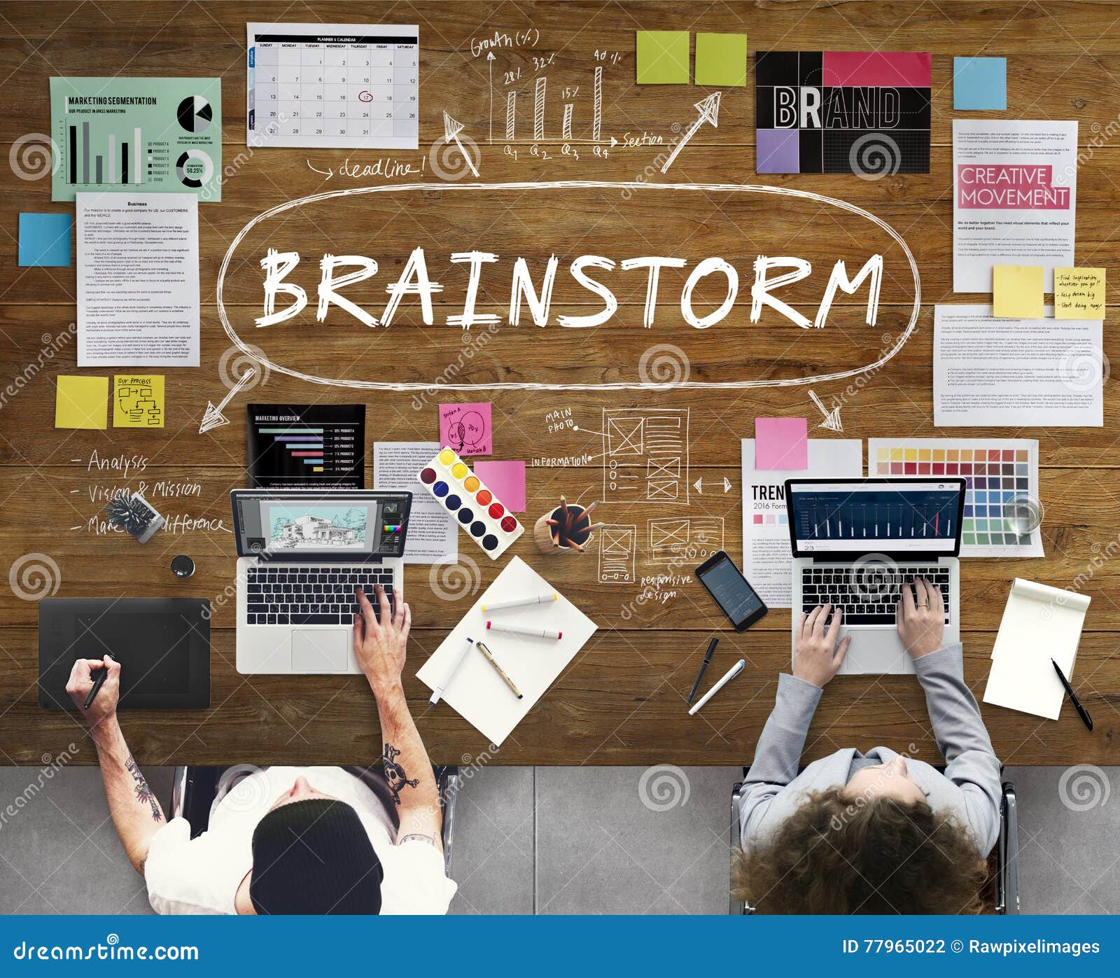 Brainstorm Inspiration Ideas Analysis Concept Stock Photo - Image of ...