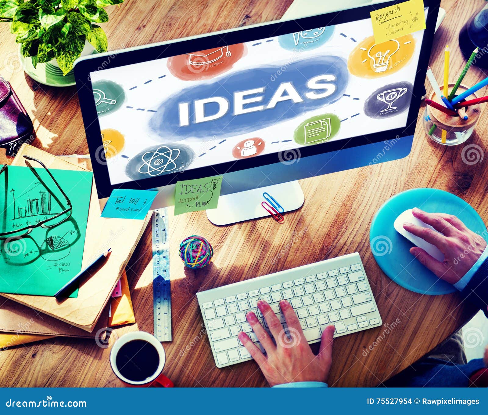 Brainstorm Knowledge Creative Imagine Think Concept Stock Photo - Image ...