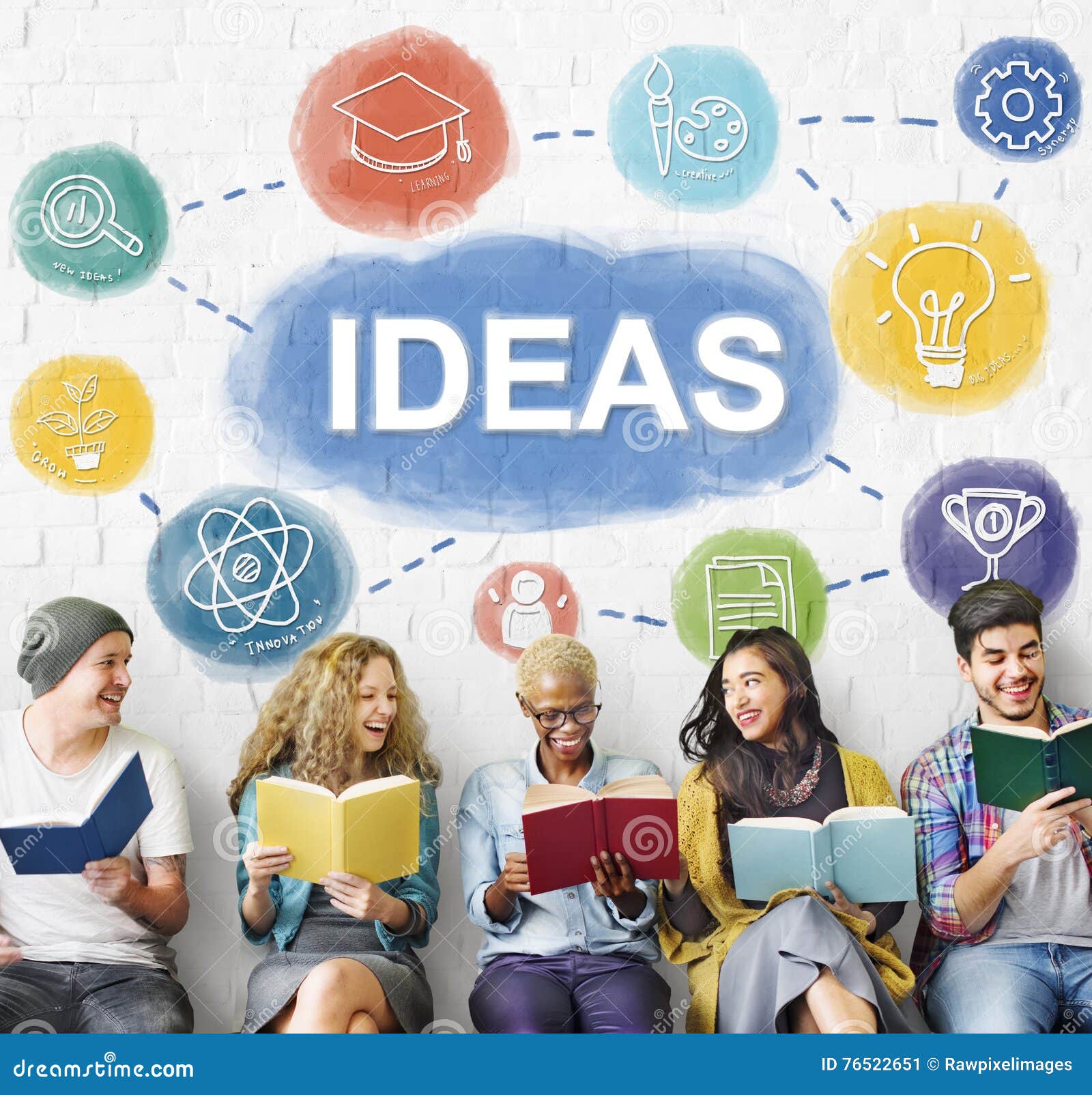 Brainstorm Knowledge Creative Imagine Think Concept Stock Image - Image ...