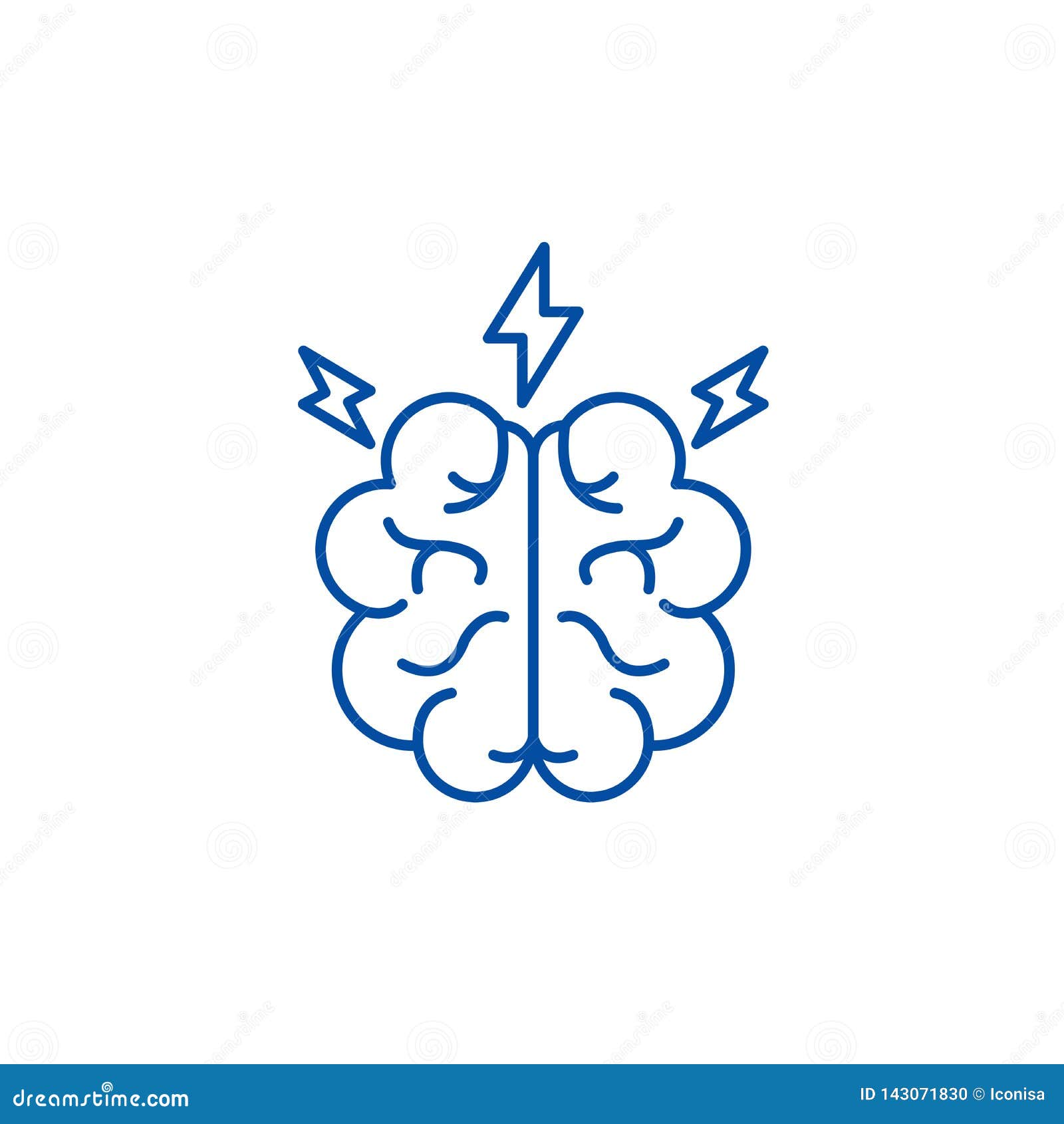 Brainstorm Line Icon Concept. Brainstorm Flat Vector Symbol, Sign ... Brainstorm Line Icon Concept. Brainstorm Flat Vector Symbol, Sign ...