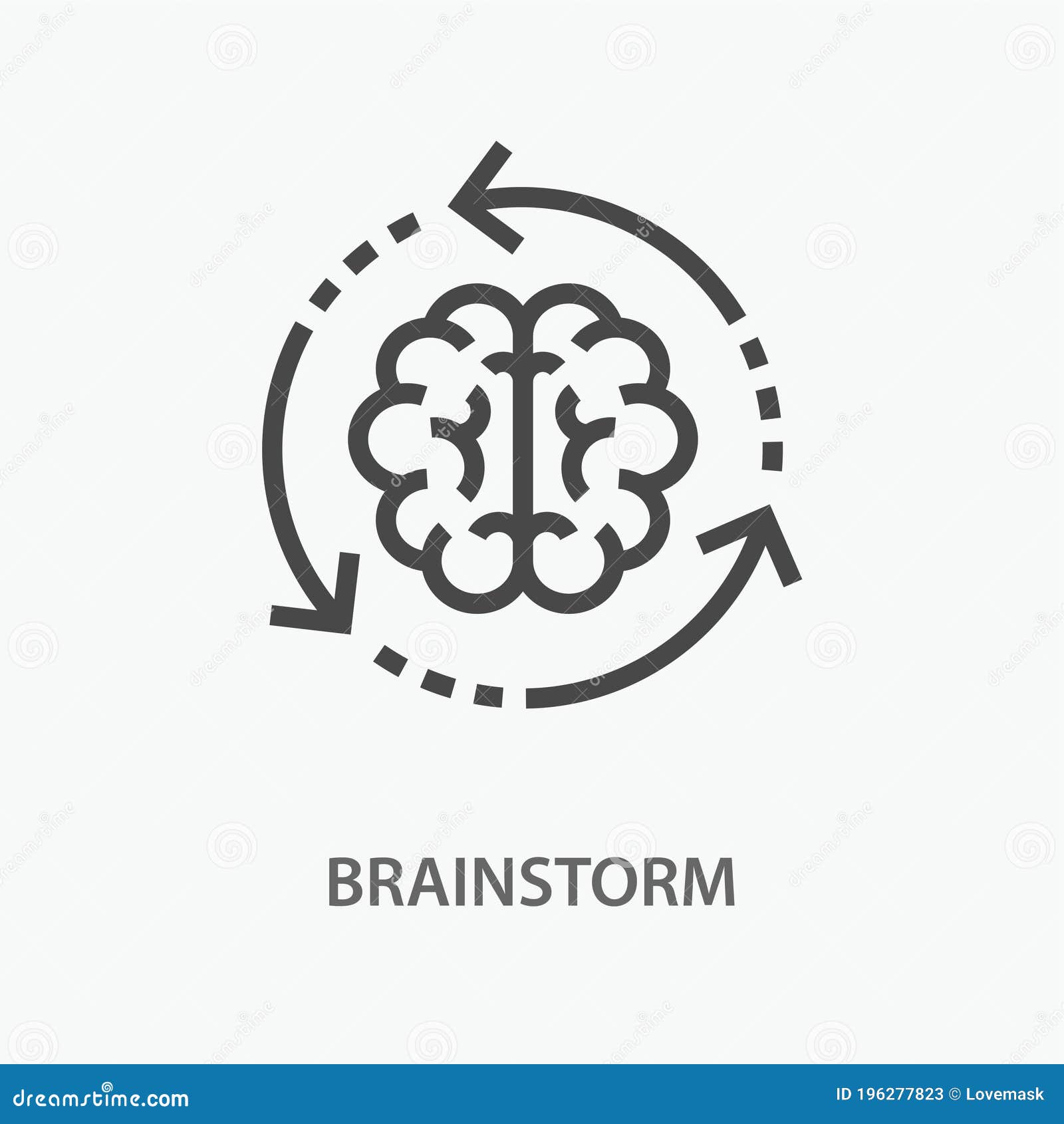 Brainstorm Line Icon Concept. Brainstorm Vector Linear Illustration ... Brainstorm Line Icon Concept. Brainstorm Vector Linear Illustration ...