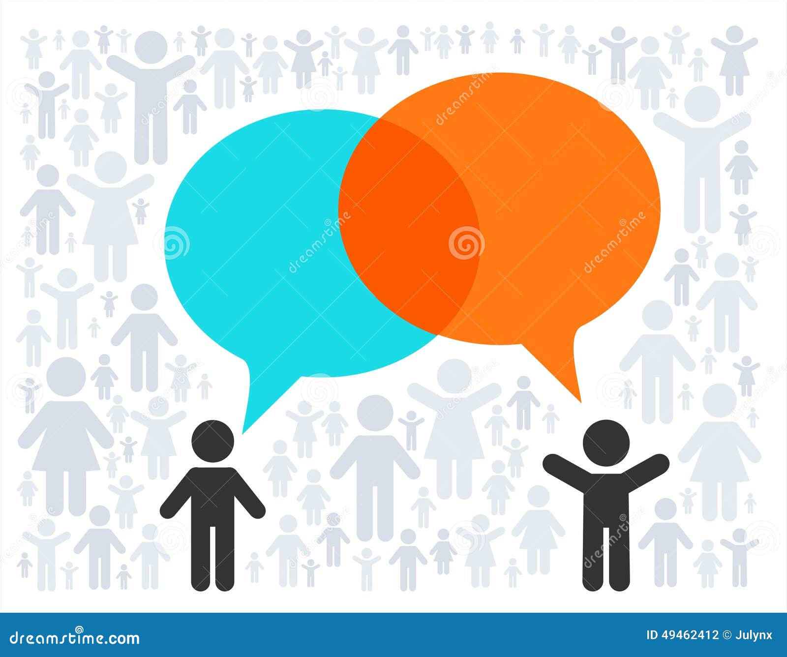 Brainstorm. People with Text Clouds Stock Vector - Illustration of ...