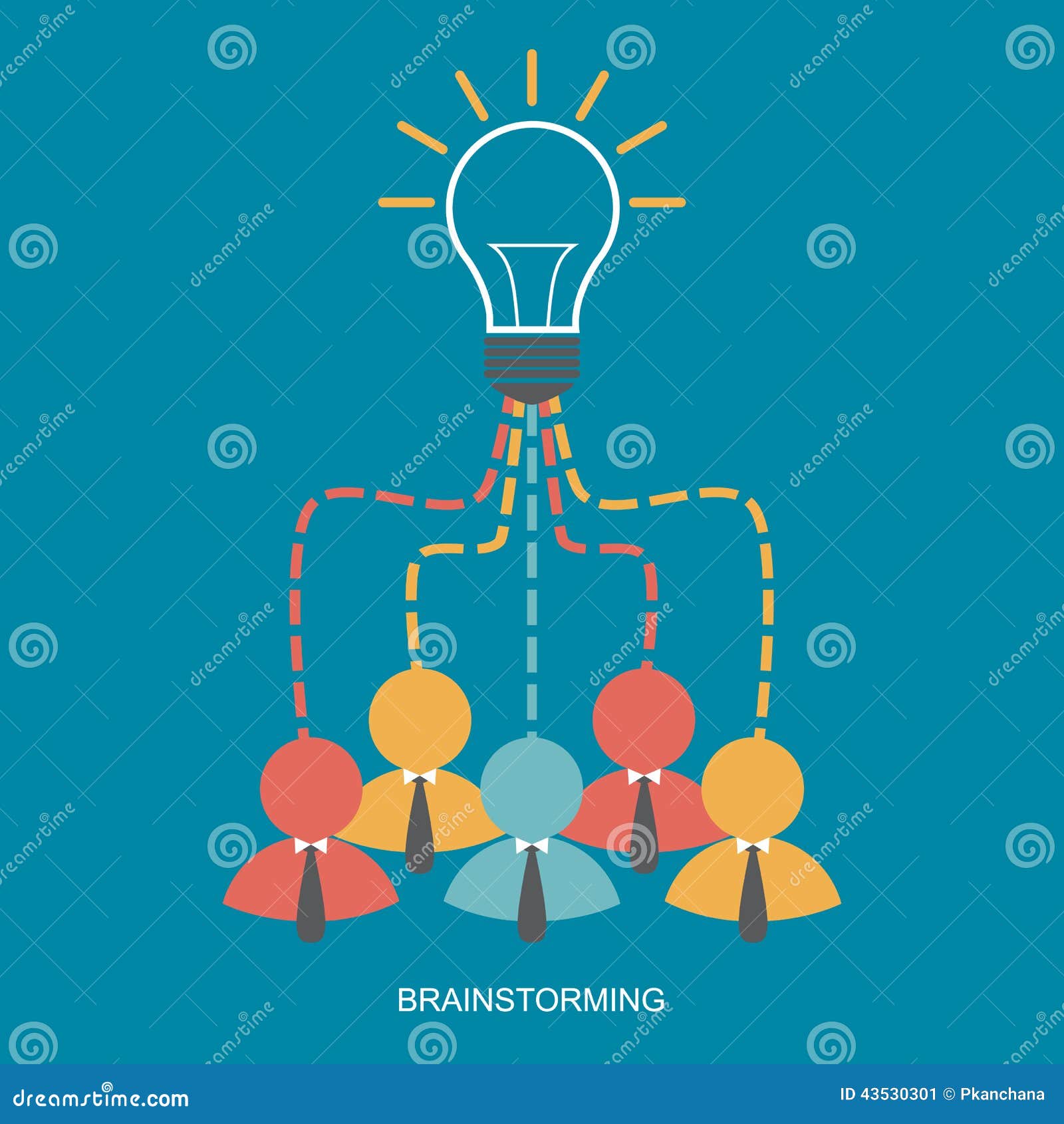 Brainstorm stock vector. Illustration of innovation, abstract - 43530301