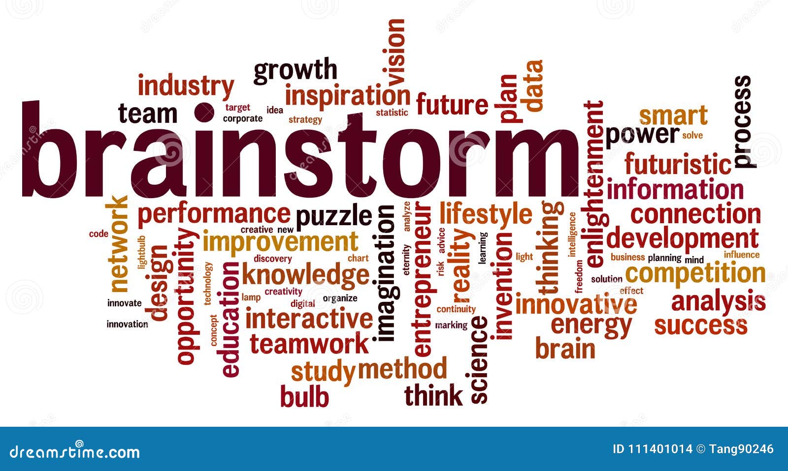 Brainstorm word cloud stock illustration. Illustration of collage ... Brainstorm word cloud stock illustration. Illustration of collage ...