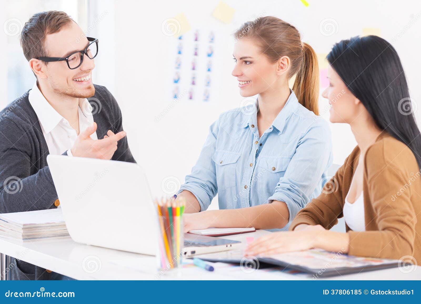 Brainstorming. stock image. Image of occupation, note - 37806185