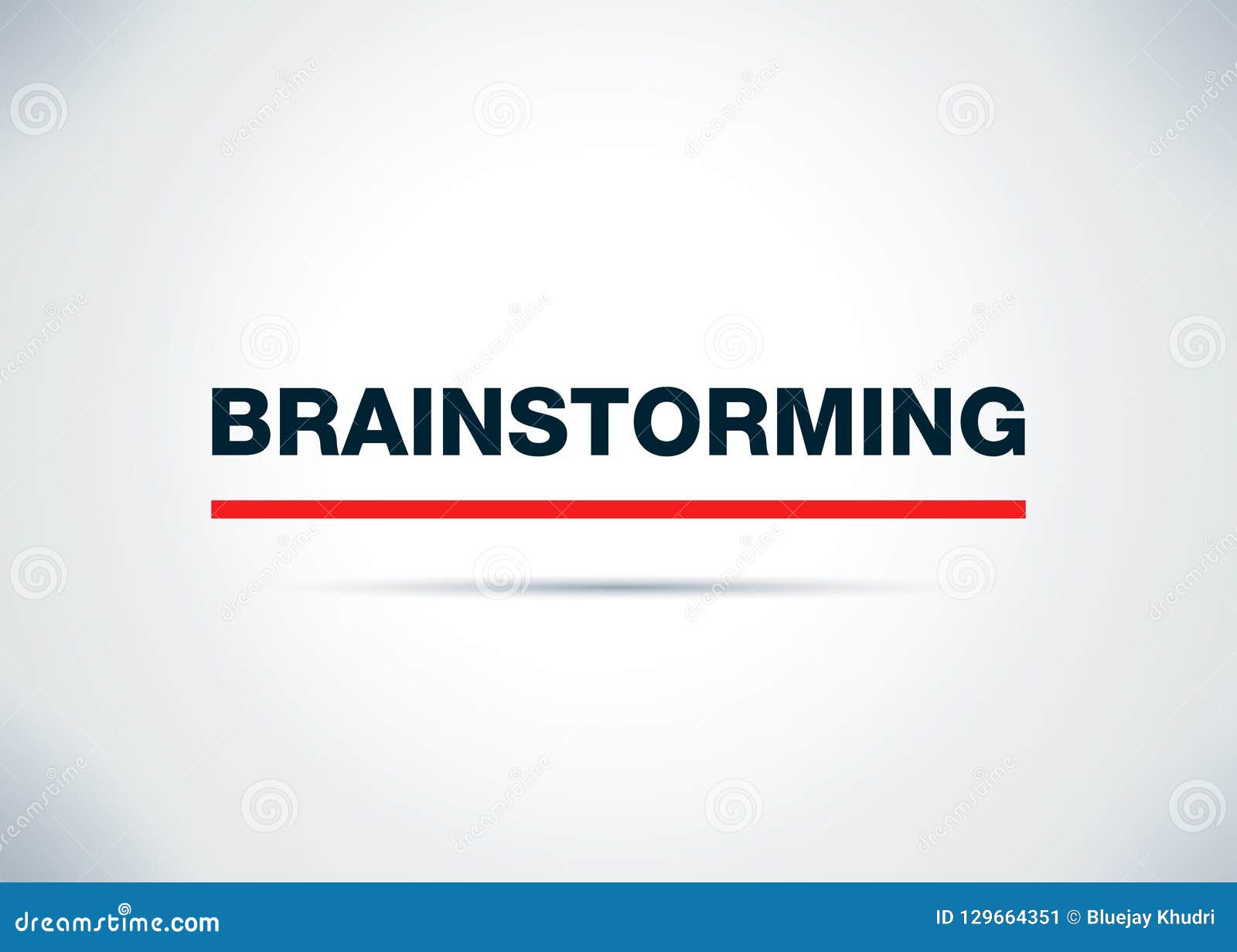 Brainstorming Abstract Flat Background Design Illustration Stock ...
