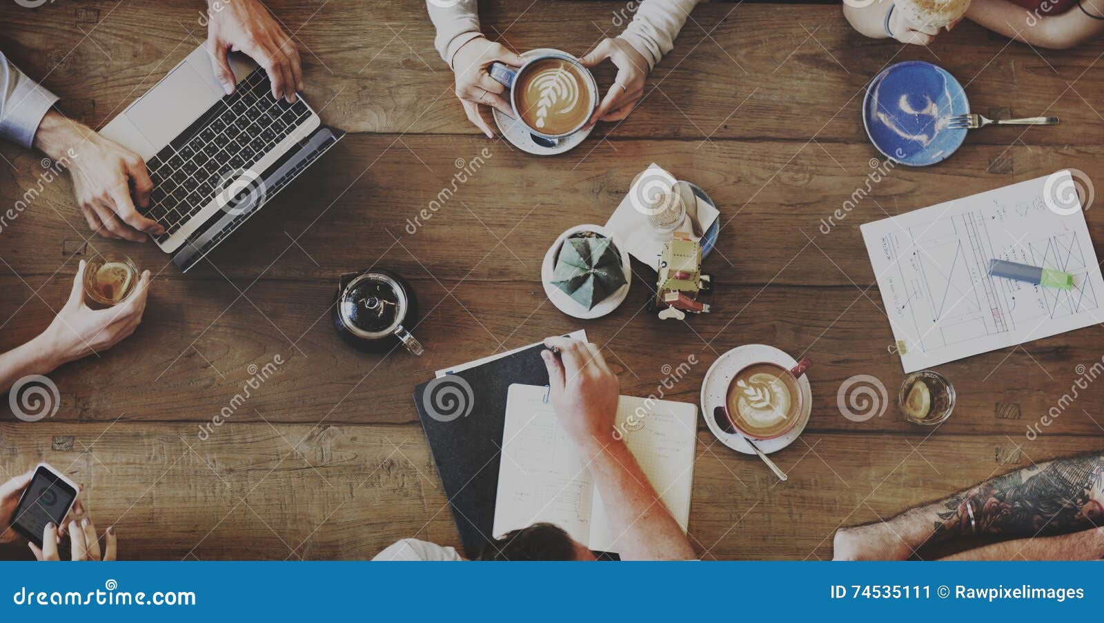 Brainstorming Business Information Office Team Concept Stock Image ...