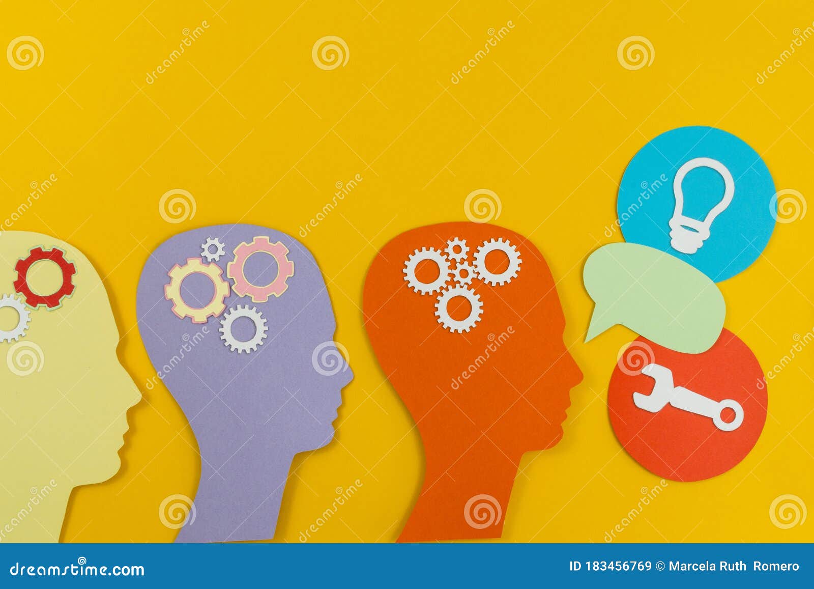 Brainstorming, Communications, Solutions Stock Image - Image of ...