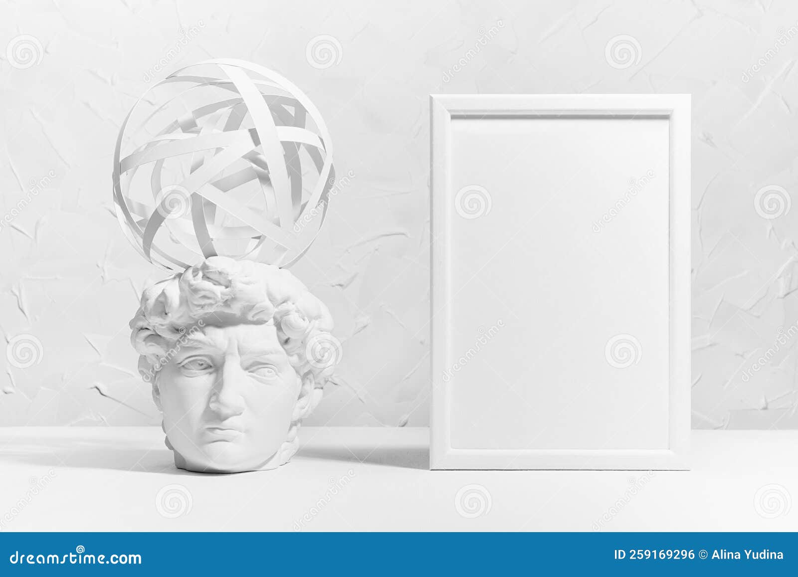 Brainstorming Concept with Abstract Swirl of Thoughts Over Head of ...