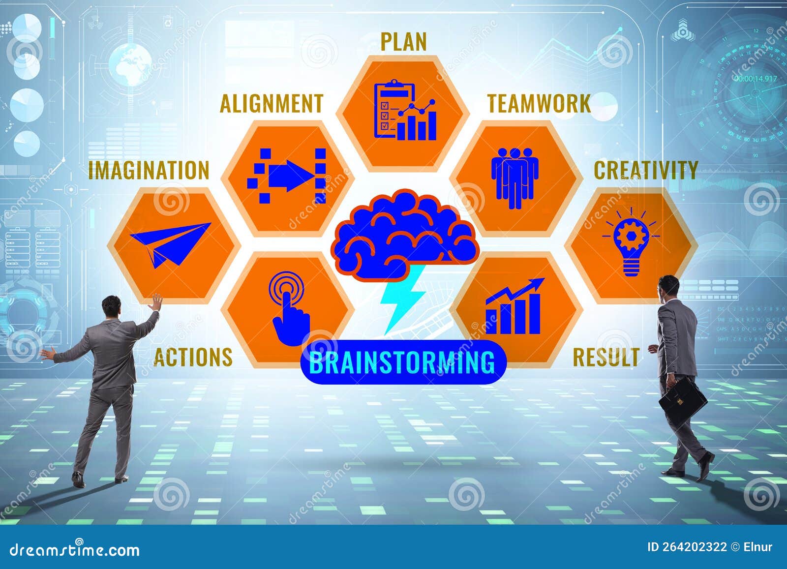 Brainstorming Concept As a Solution Tool Stock Photo - Image of ...