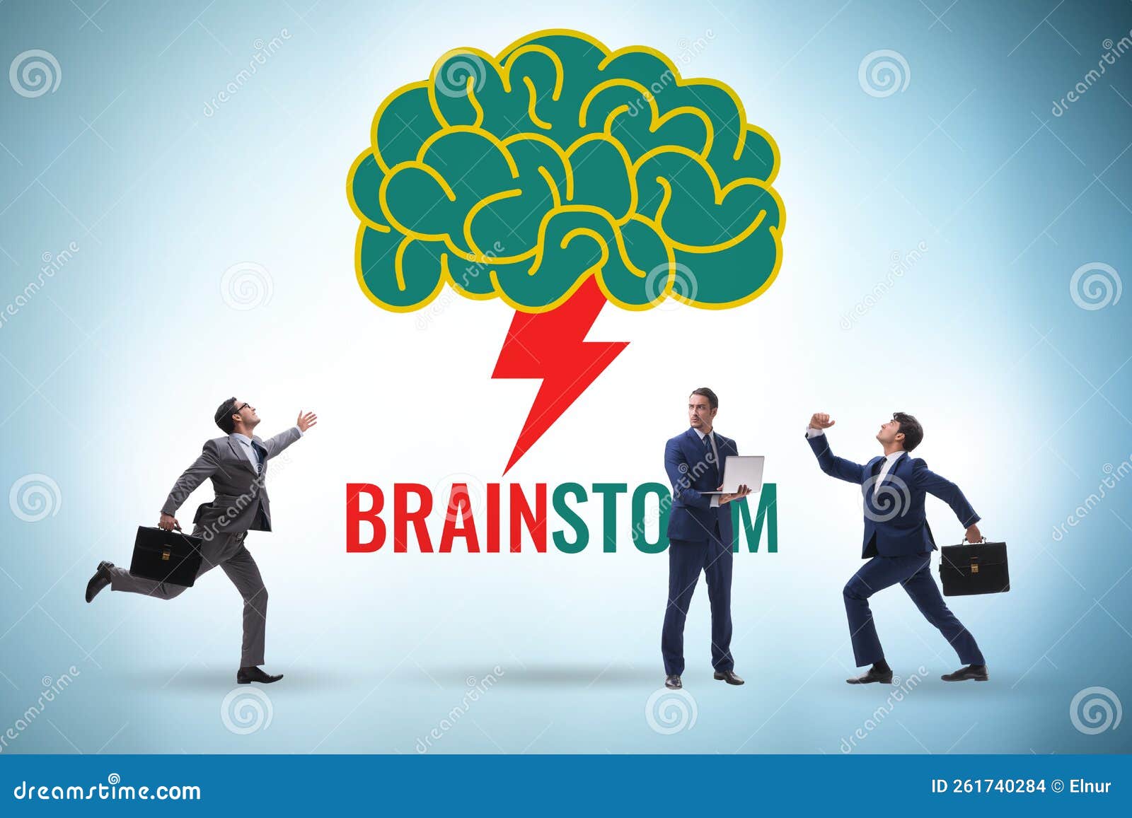 Brainstorming Concept As a Way of Finding Solutions Stock Photo - Image ...