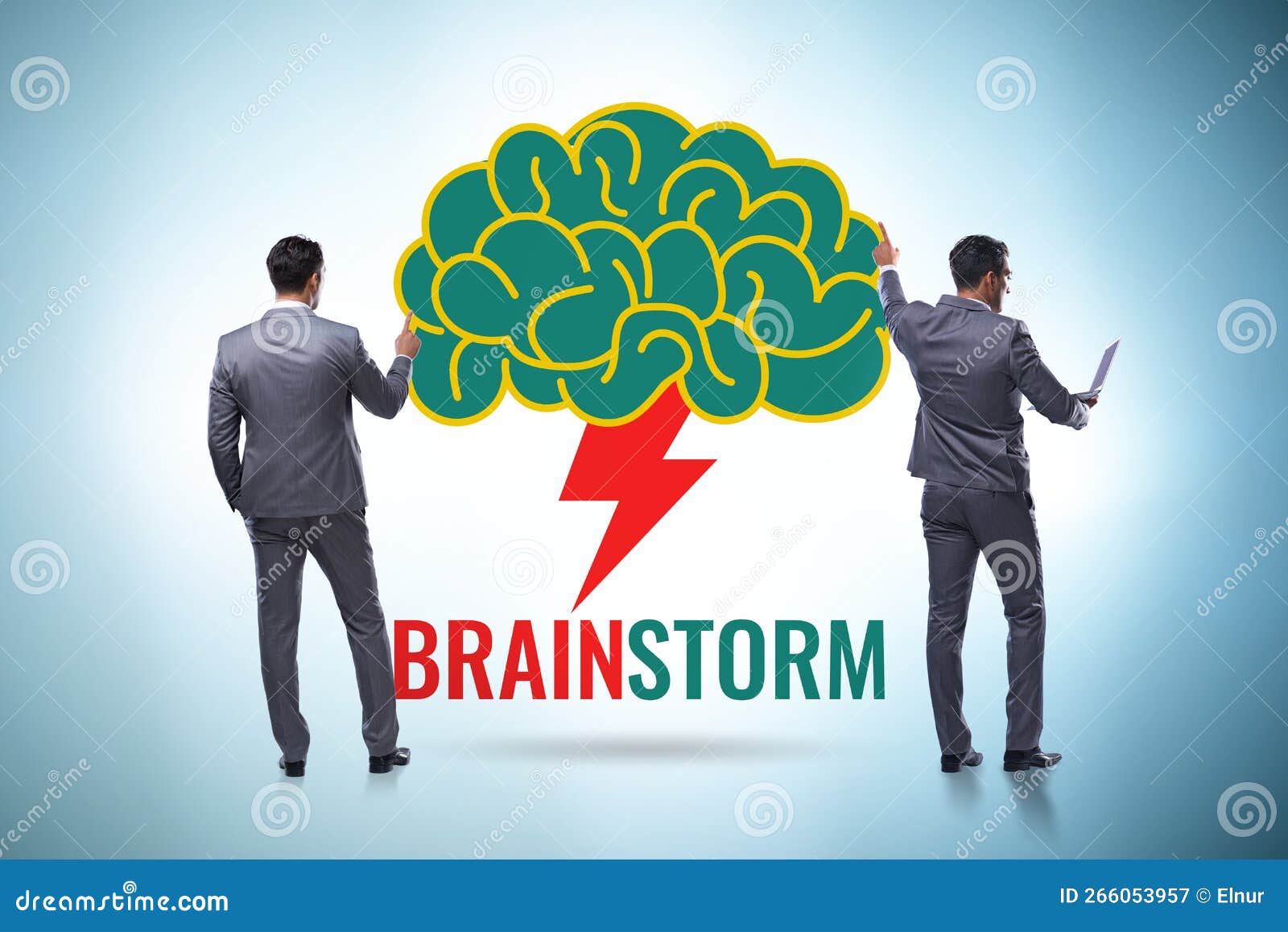 Brainstorming Concept As a Way of Finding Solutions Stock Image - Image ...