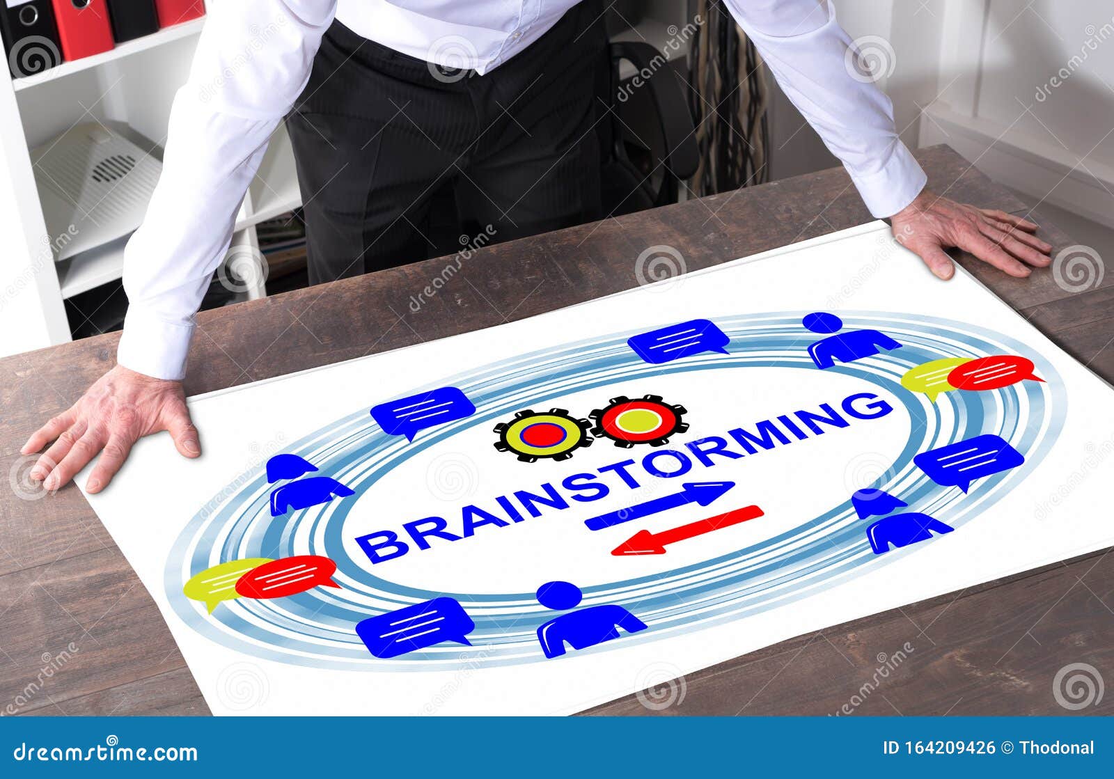 Brainstorming Concept on a Desk Stock Photo - Image of analysis ...