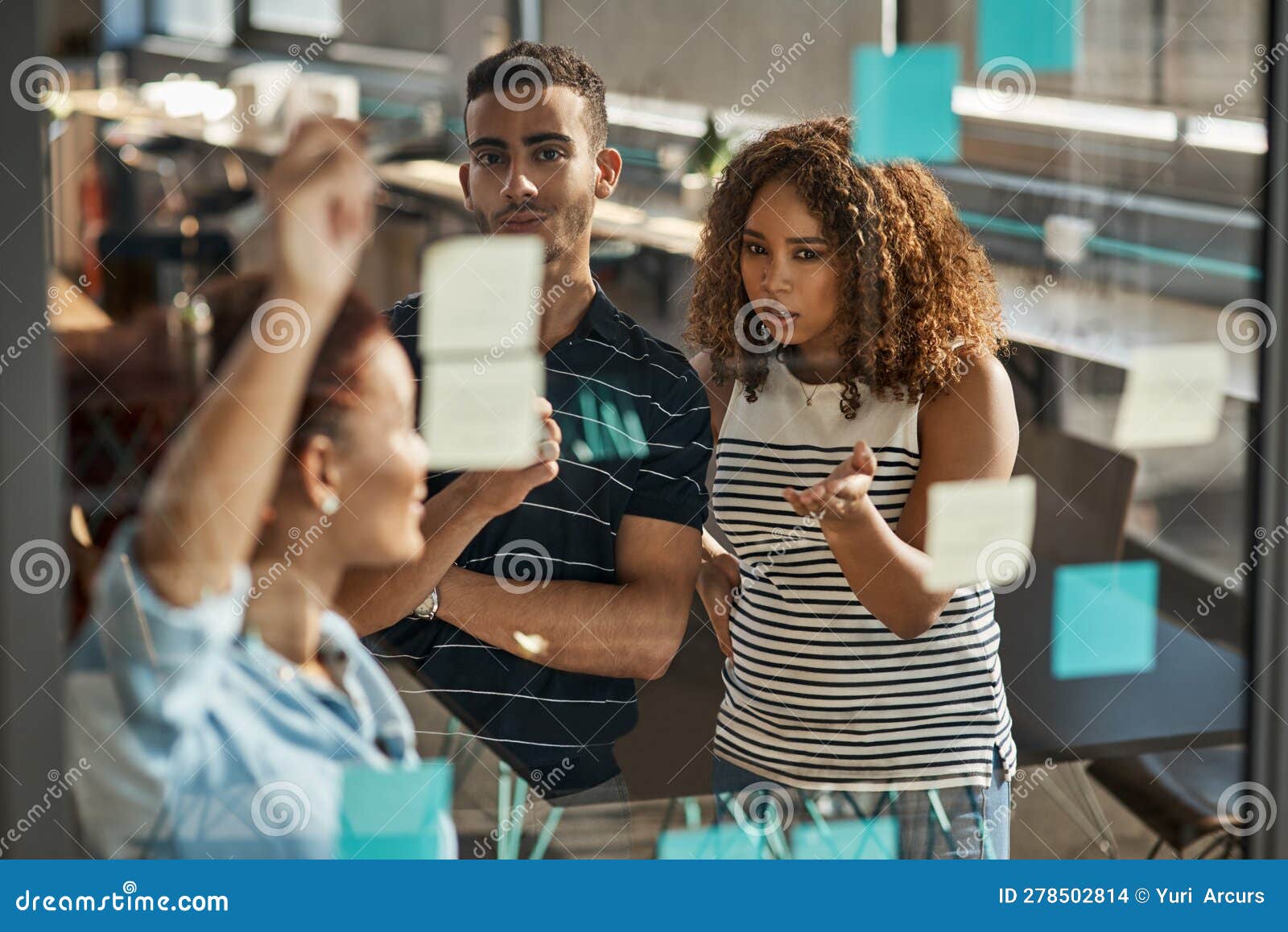 Brainstorming, Confused and Training with Business People in Meeting ...