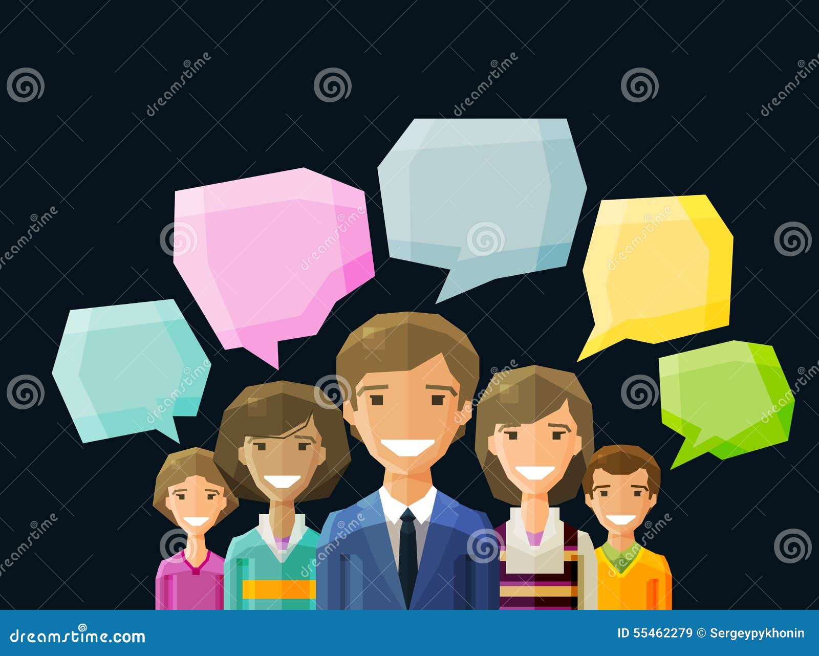 Brainstorming, Conversation, Talk, Chat Vector Stock Vector ...