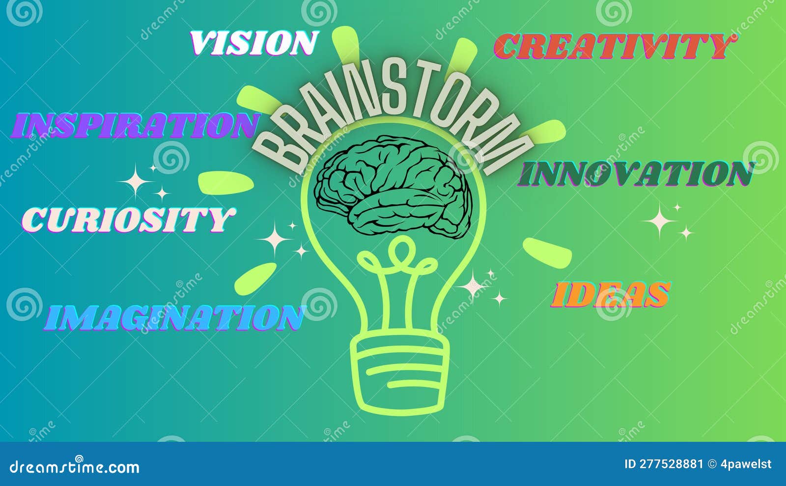 Brainstorming, Creativity, Vision, Inspiration, Imagination Stock ...