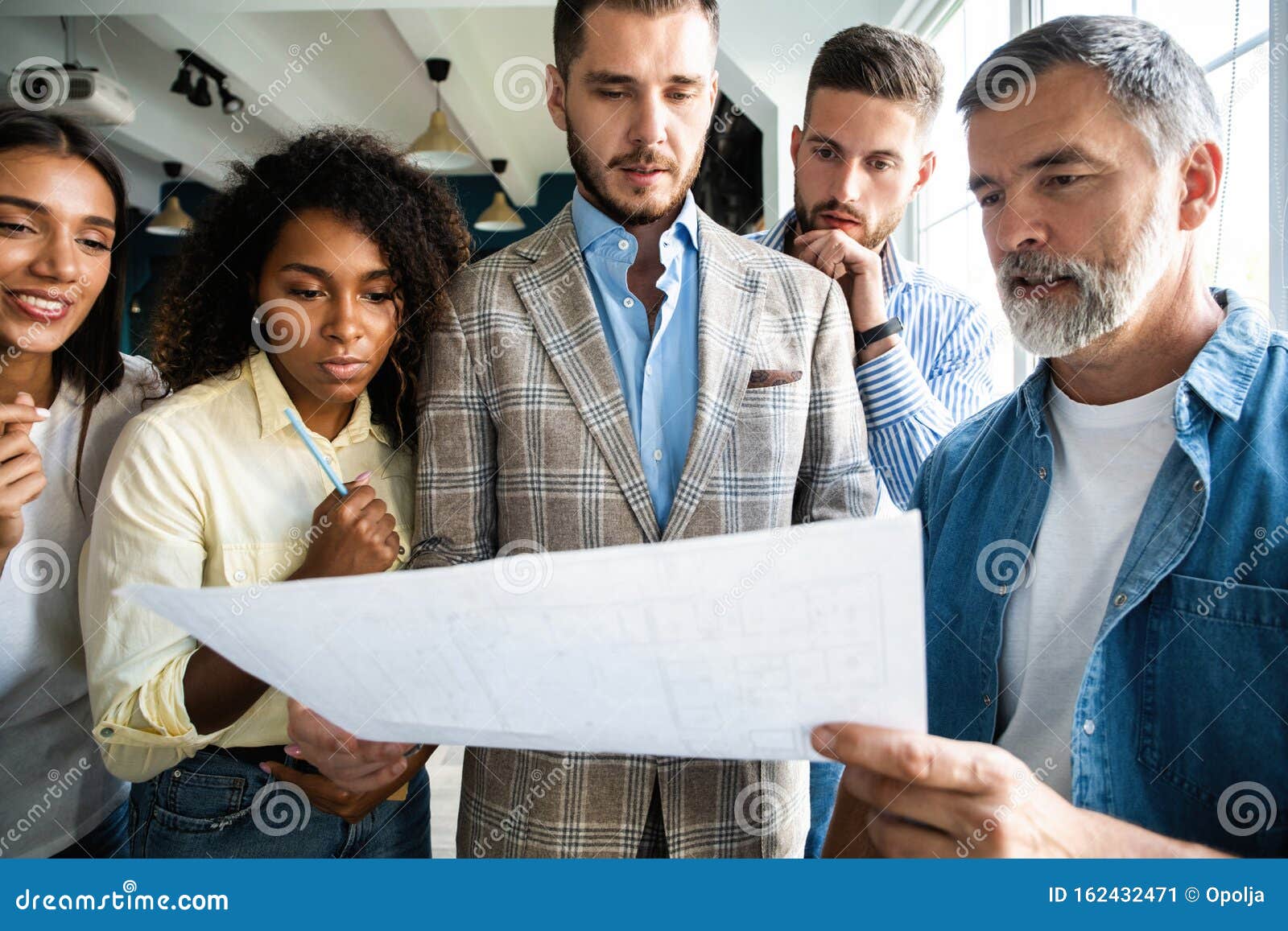 Brainstorming Discussion Communication Plan Concept Stock Image - Image ...