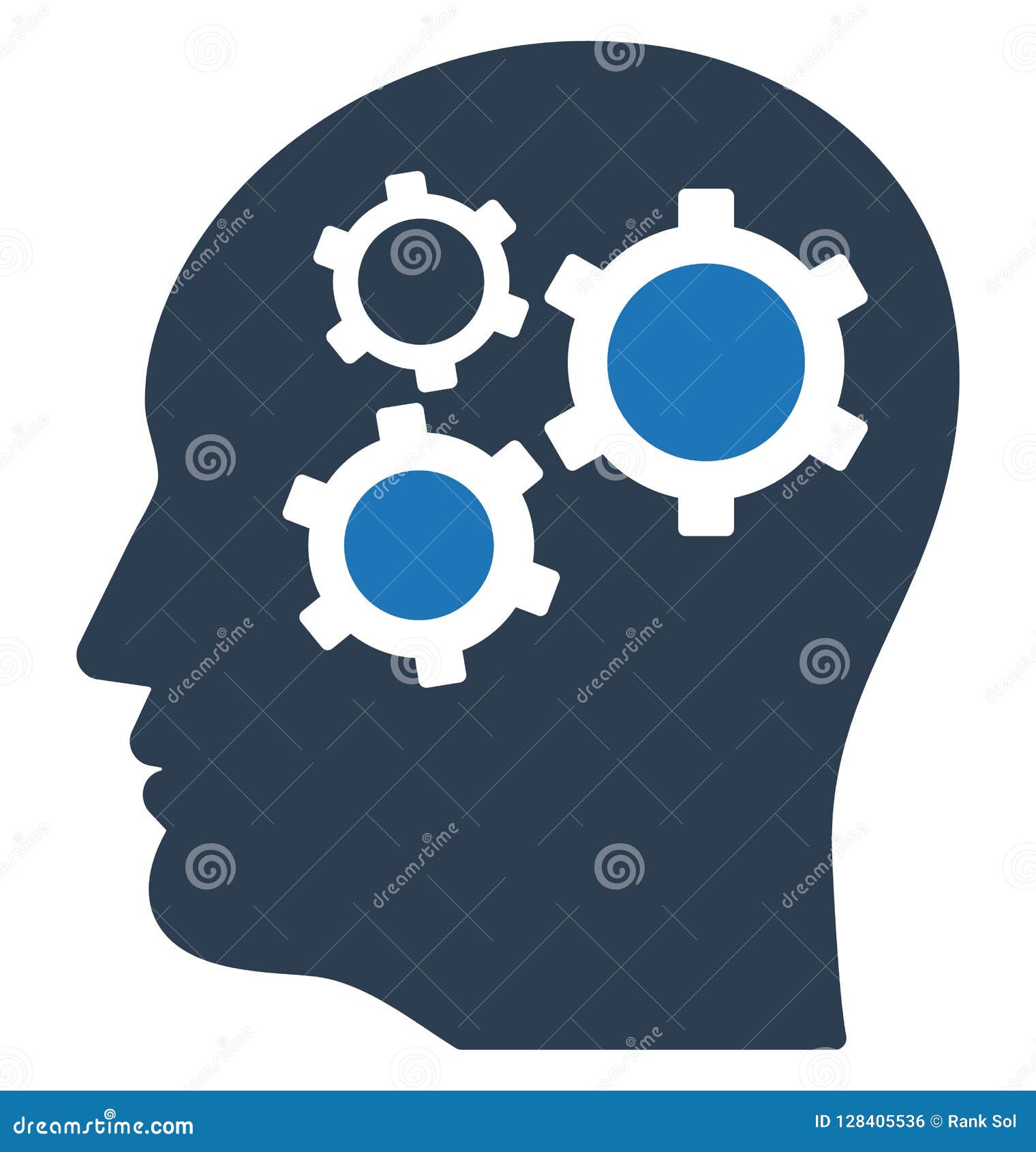 Brainstorming, Gear Isolated Vector Icon Can Be Easily Edit and Modify ...