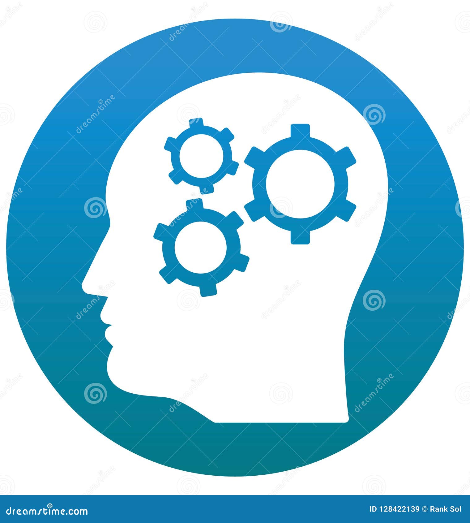 Brainstorming, Gear Isolated Vector Icon Can Be Easily Edit and Modify ...