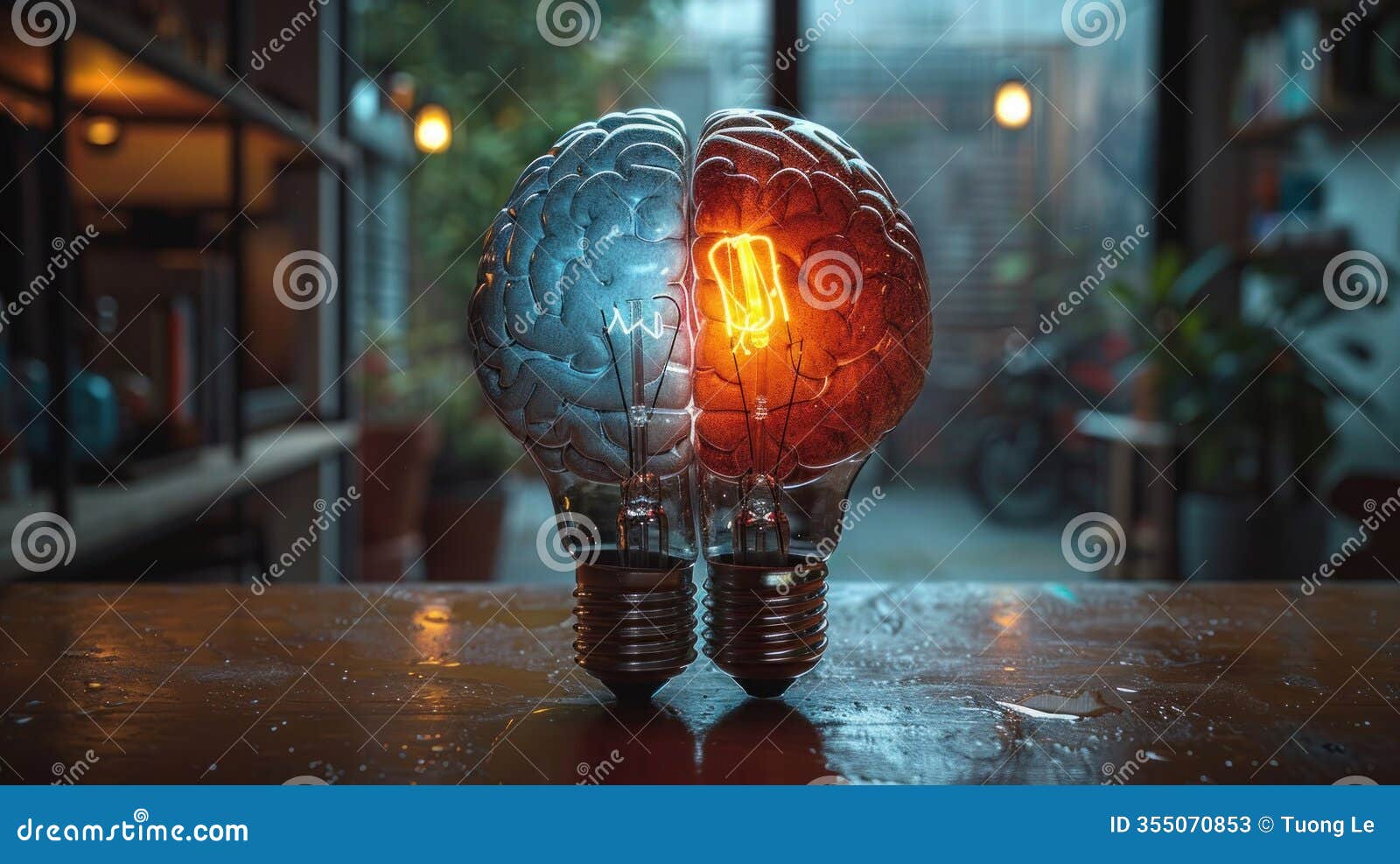 Half A Brain One Line Art. Continuous Line Drawing Of Human, Internal ...