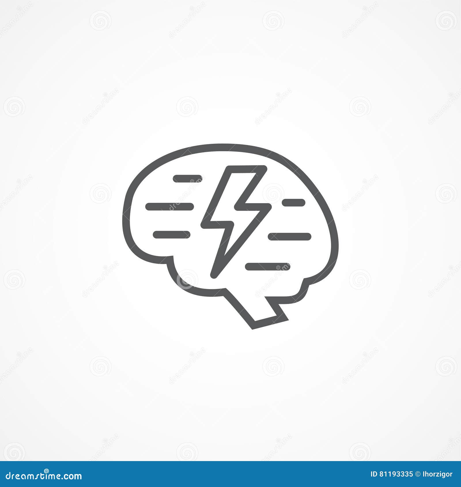 Brainstorming Icon In Trendy Design Style. Brainstorming Icon Isolated ...