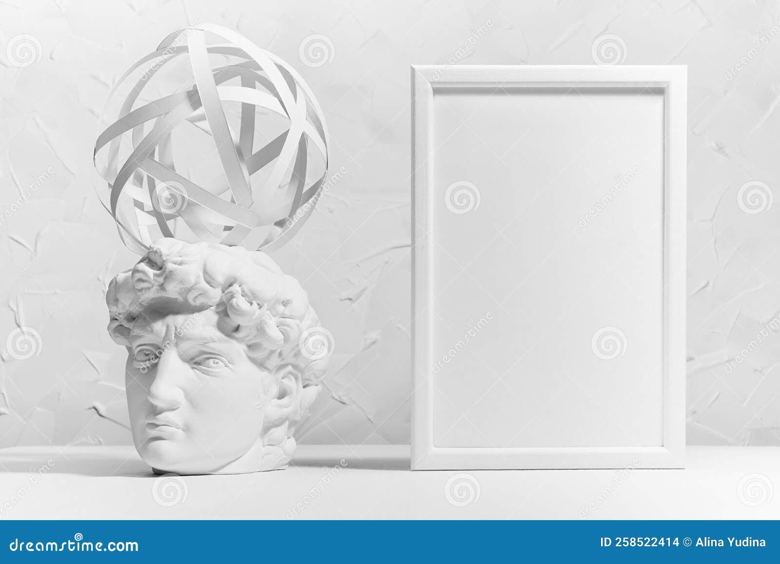 Thinking Man Statue And Question Marks Royalty-Free Stock Photography ...
