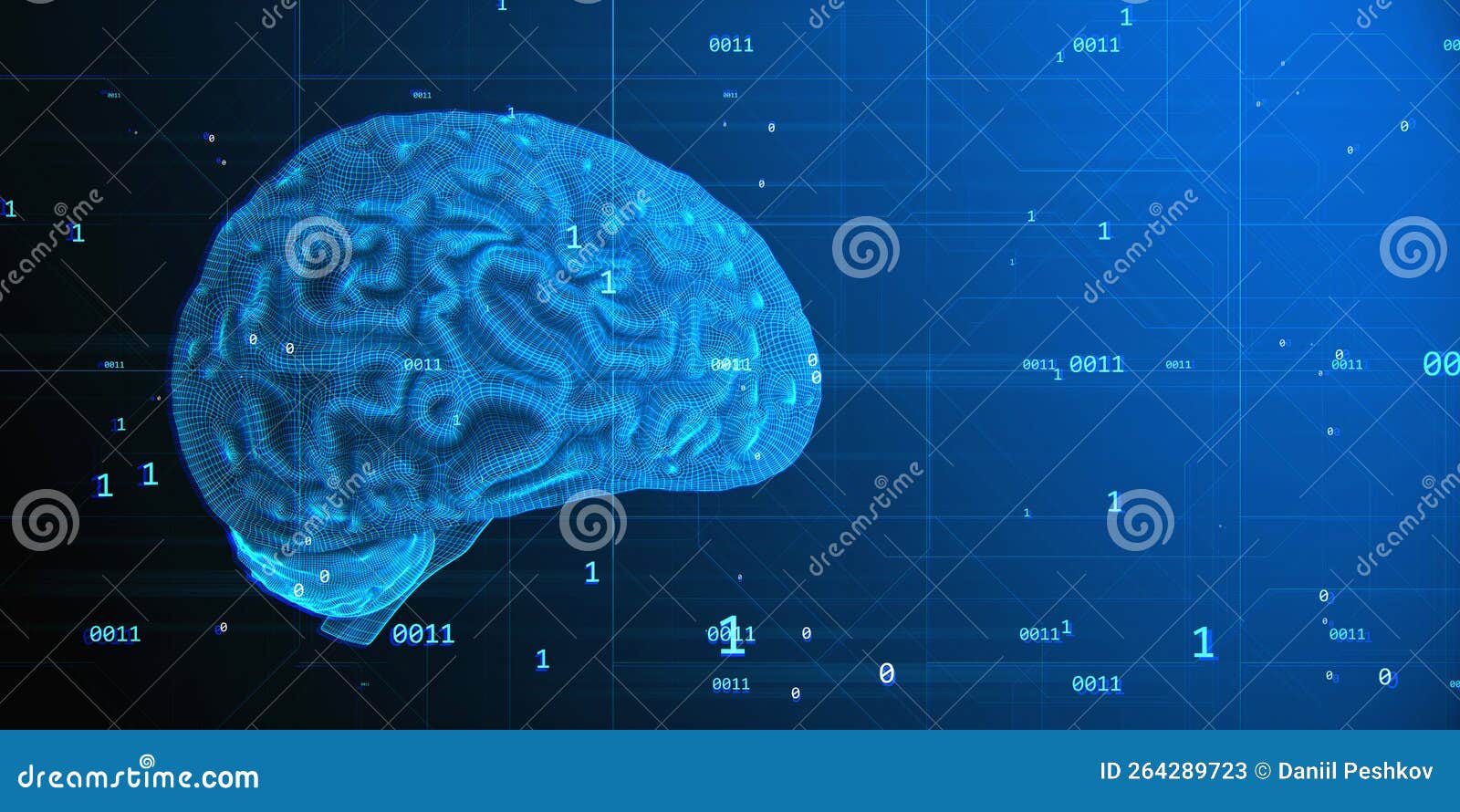 Brainstorming Idea, Education And Neural Network Concept With Blue ...