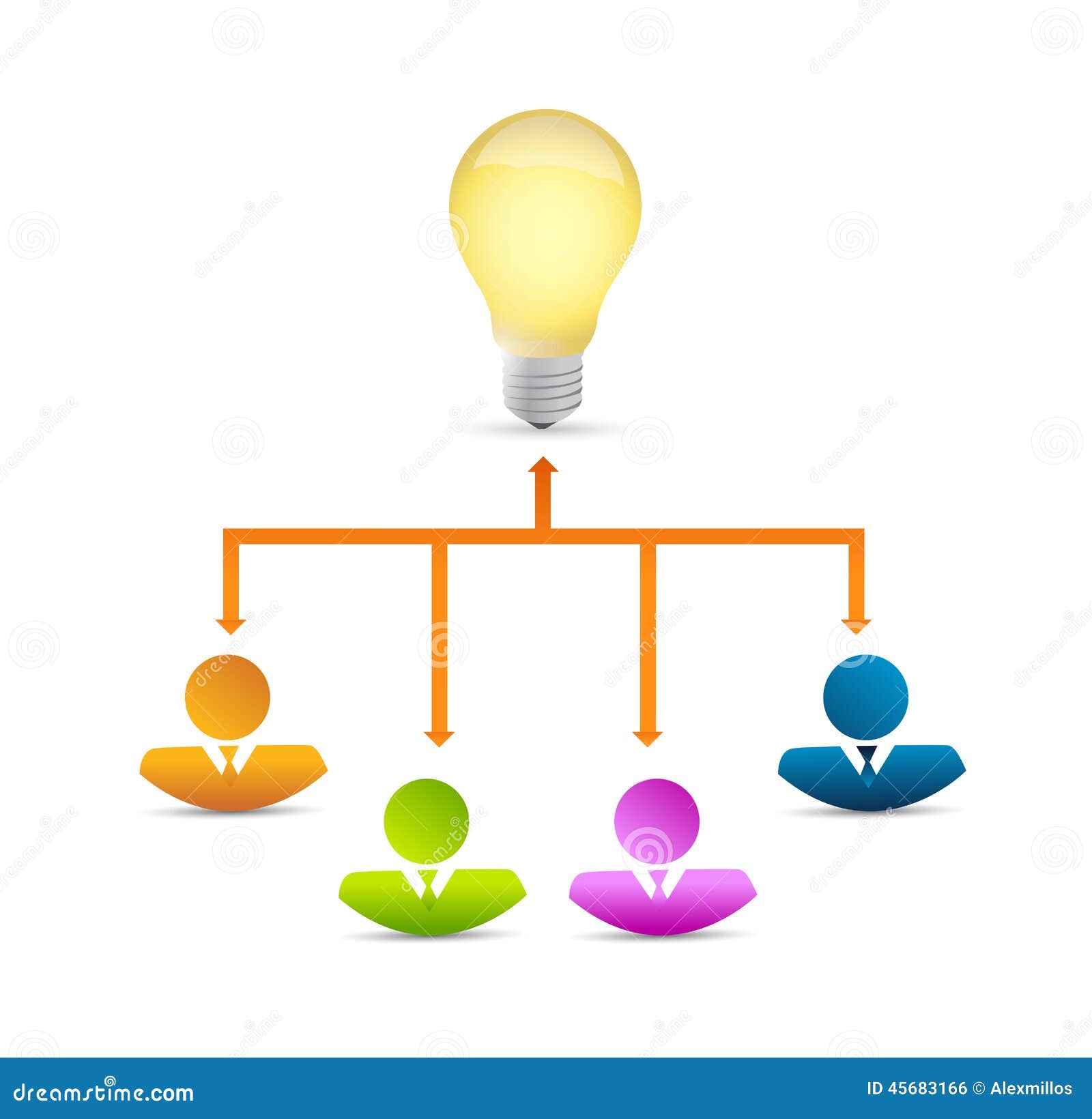 Brainstorming Ideas Illustration Design Stock Illustration ...