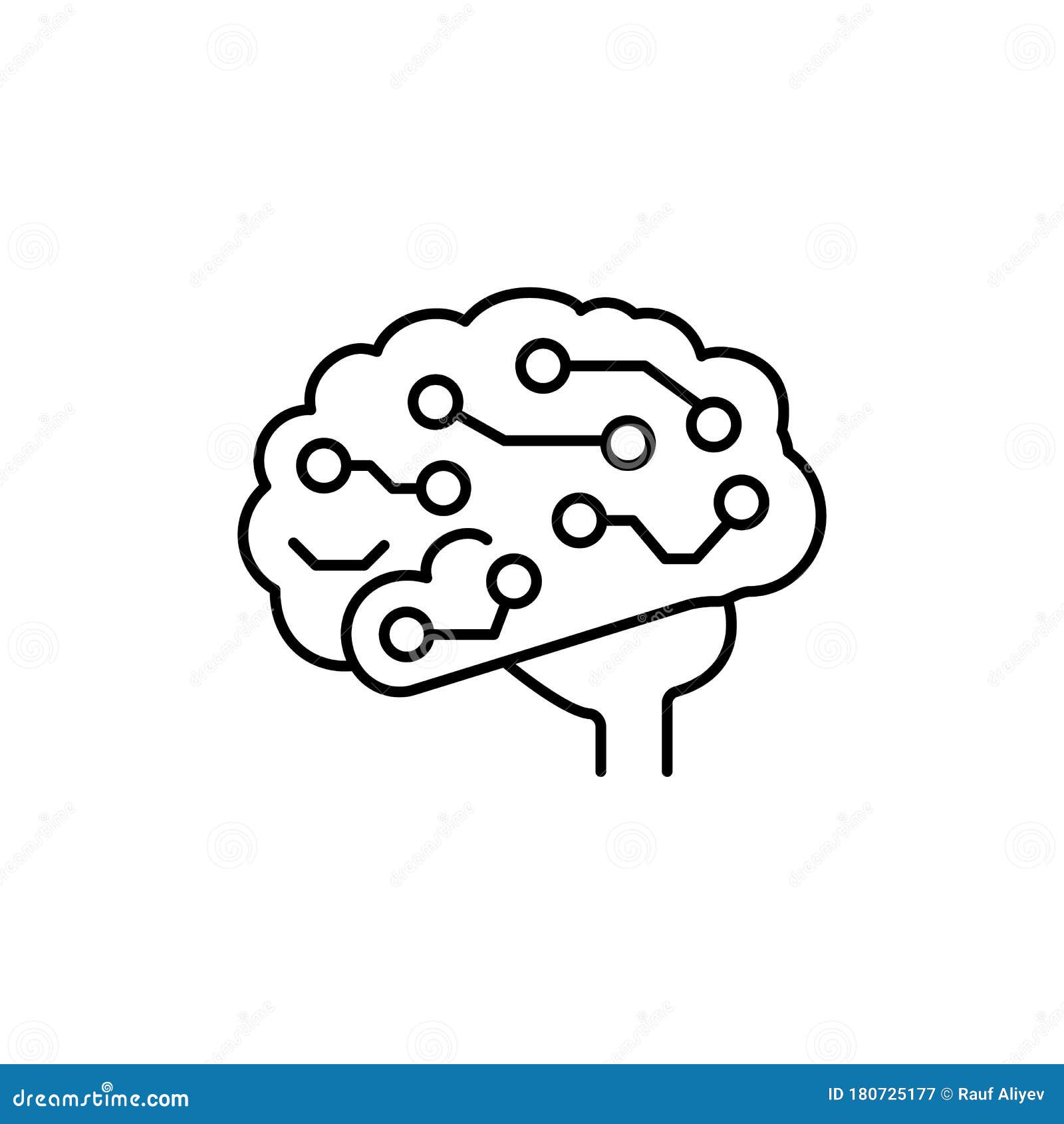 Neuron Icon In Trendy Design Style. Neuron Icon Isolated On White ...