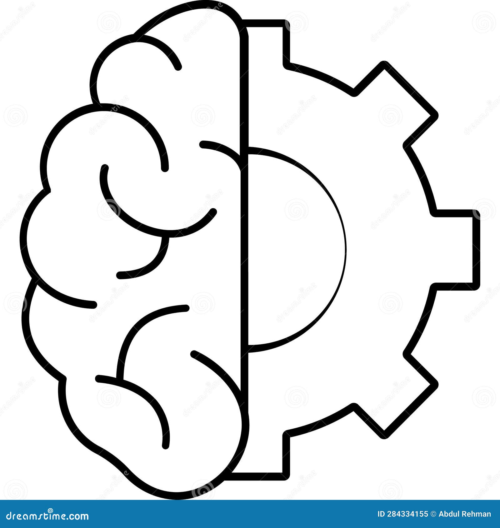 Brainstorming Outline Vector Icon That Can Easily Edit Or Modify Stock Vector Illustration