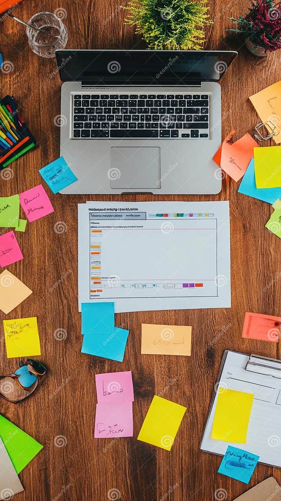 Brainstorming and Planning, a Visual Representation of Project ...