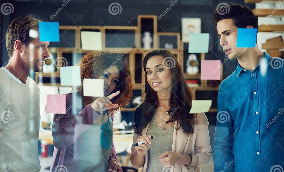 Brainstorming, Question and Group in Office, Ideas and Teamwork for ...
