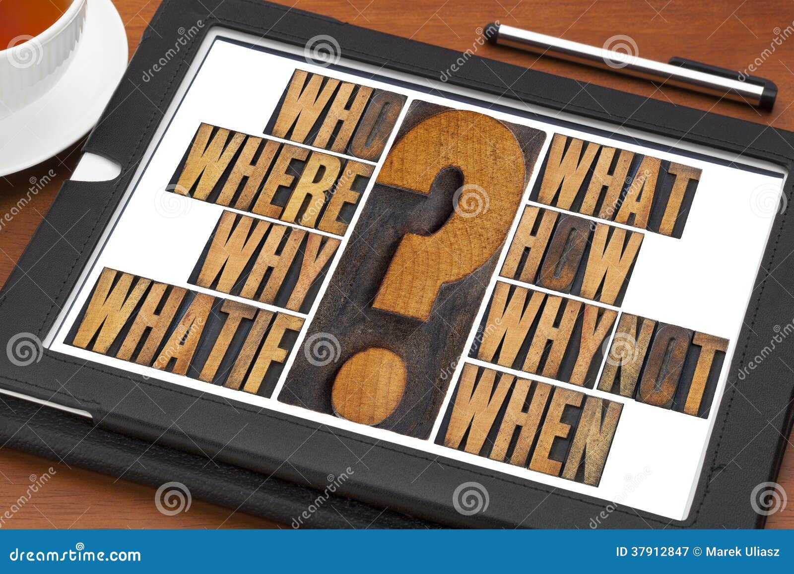 Brainstorming questions stock image. Image of making - 37912847