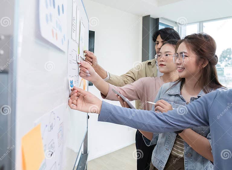 Brainstorming Session for the Creative Team of Designers in Application ...